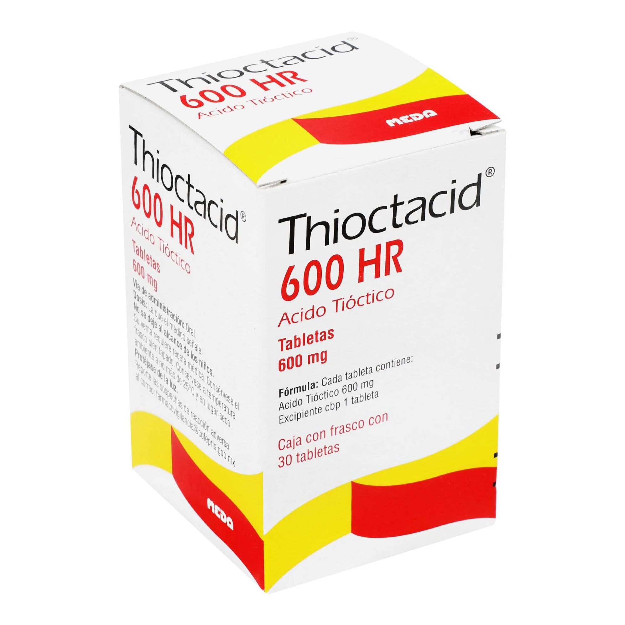 Thioctacid 600Hr Con 30 Tabletas (Acido Tioctico) — WeCare Pharma