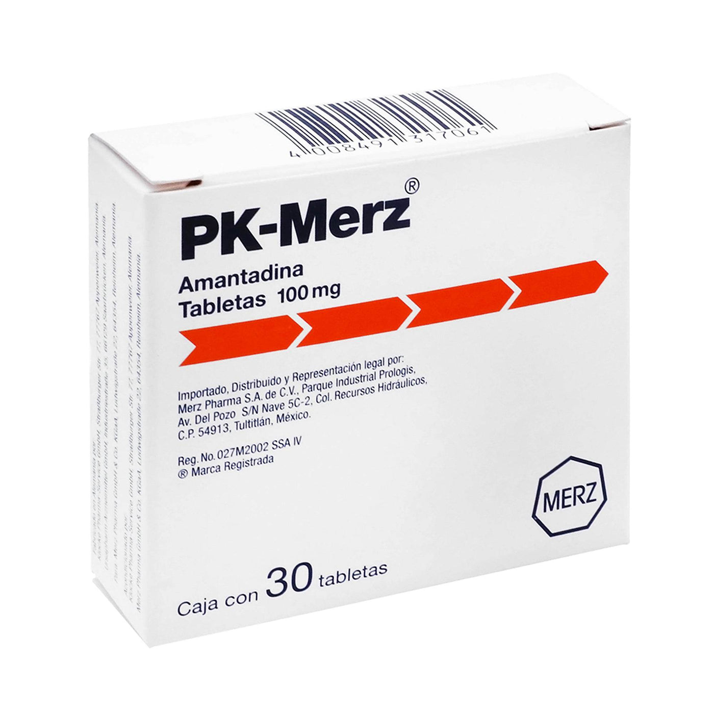 Pk-Merz 100Mg Con 30 Tabletas (Amantadina) — WeCare Pharma