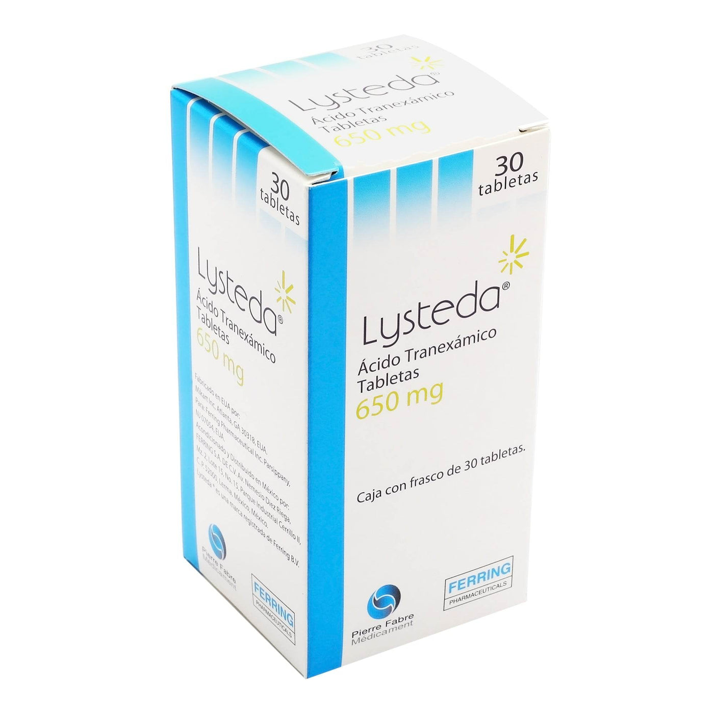 Lysteda 650Mg Con 30 Tabletas (Acido Tranexamico) — WeCare Pharma