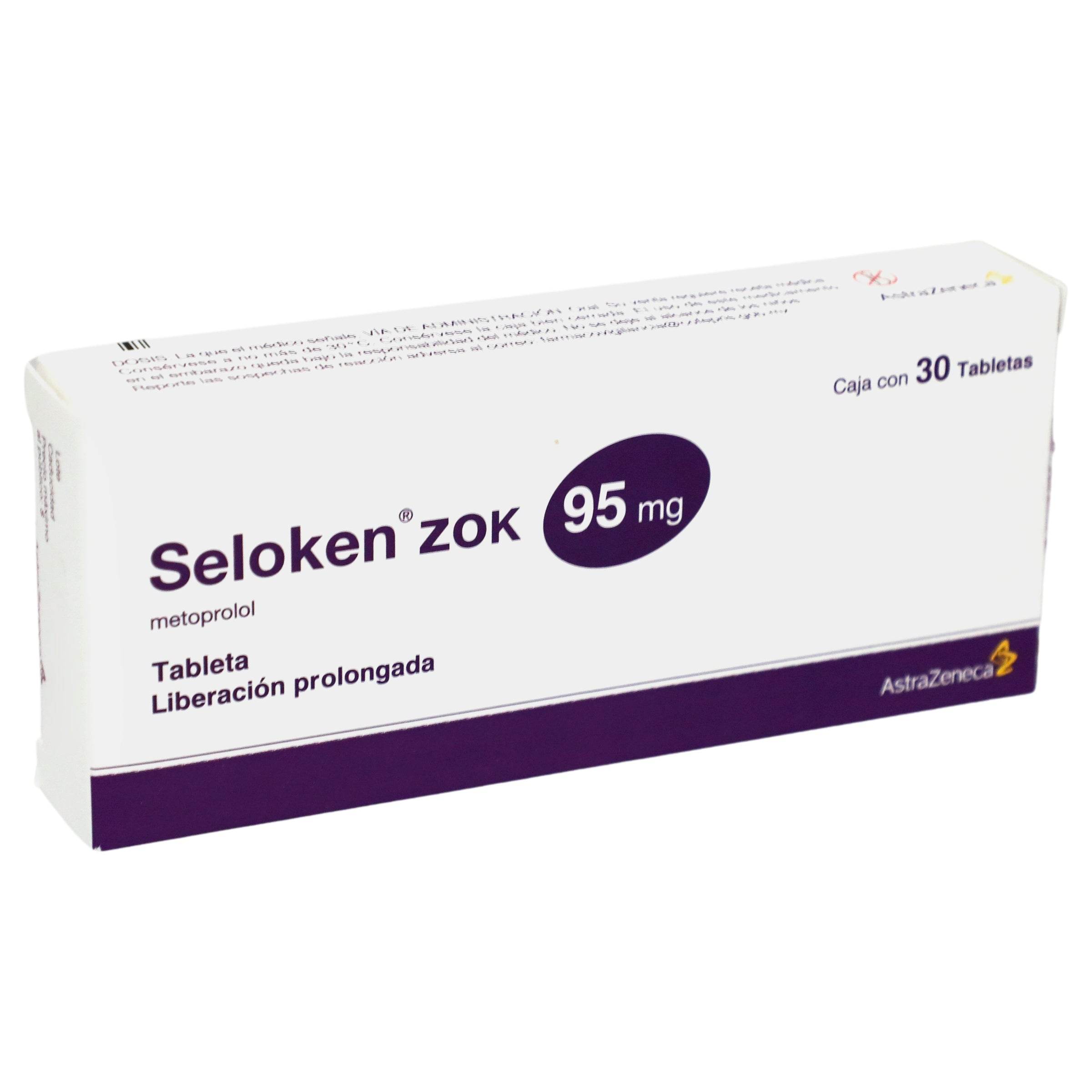 Seloken Zok 95Mg Con 30 Tabletas (Metoprolol) — WeCare Pharma
