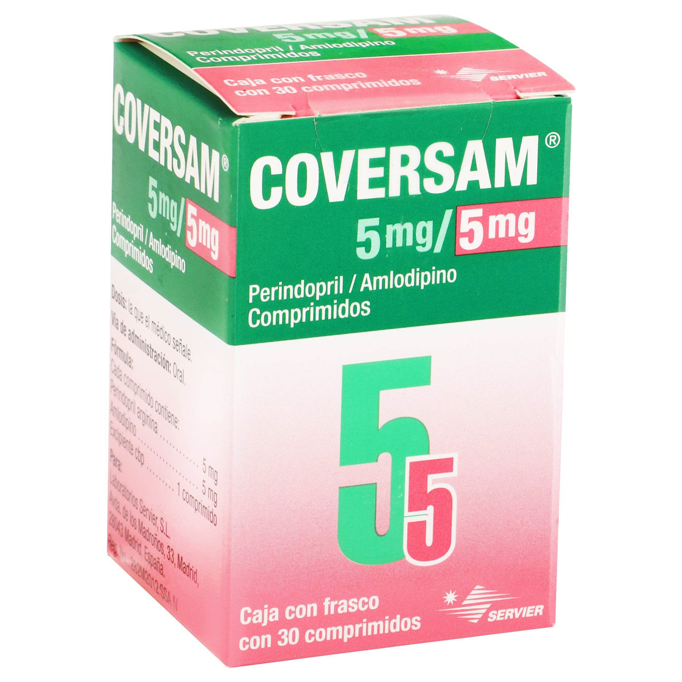 Coversam 5Mg/5Mg Con 30 Comprimidos (Perindopril/Amlodipino) — WeCare ...