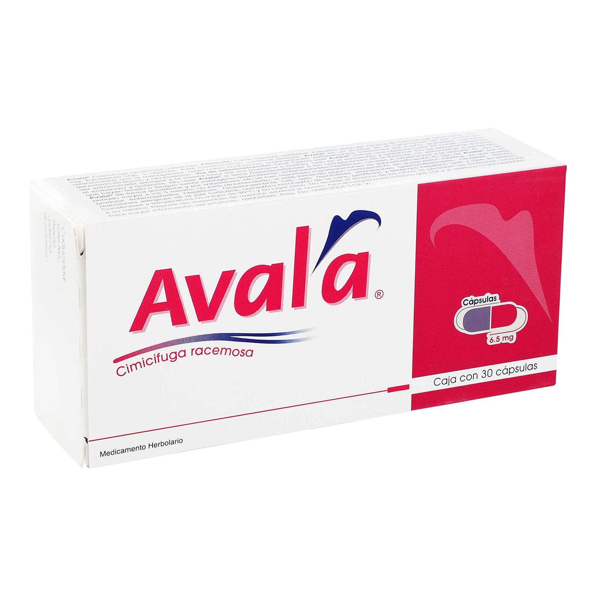 Avala 6.5Mg Con 30 Capsulas (Cimicifuga Racemosa) — WeCare Pharma