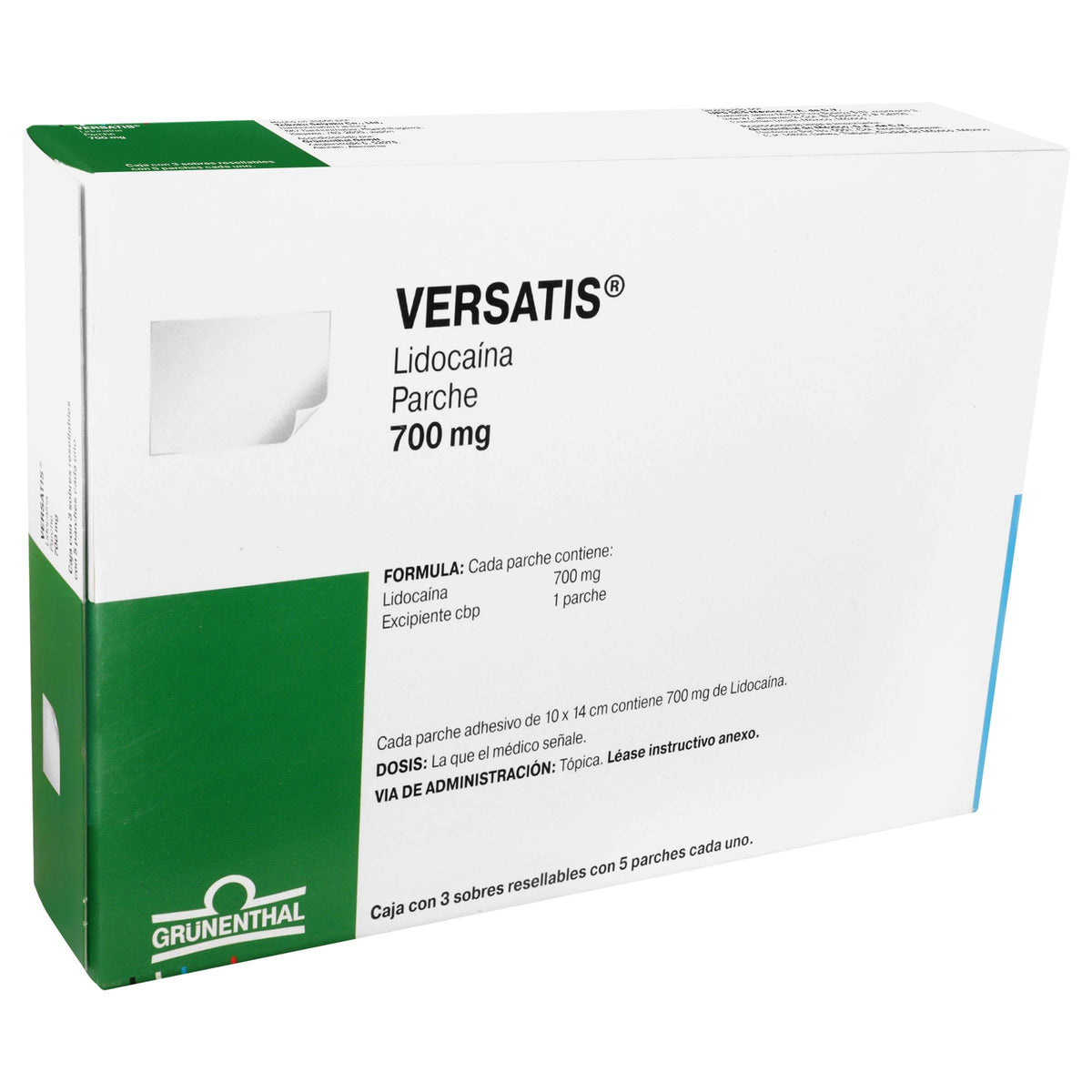 Versatis Parche 700Mg Con 5 (Lidocaina) — WeCare Pharma