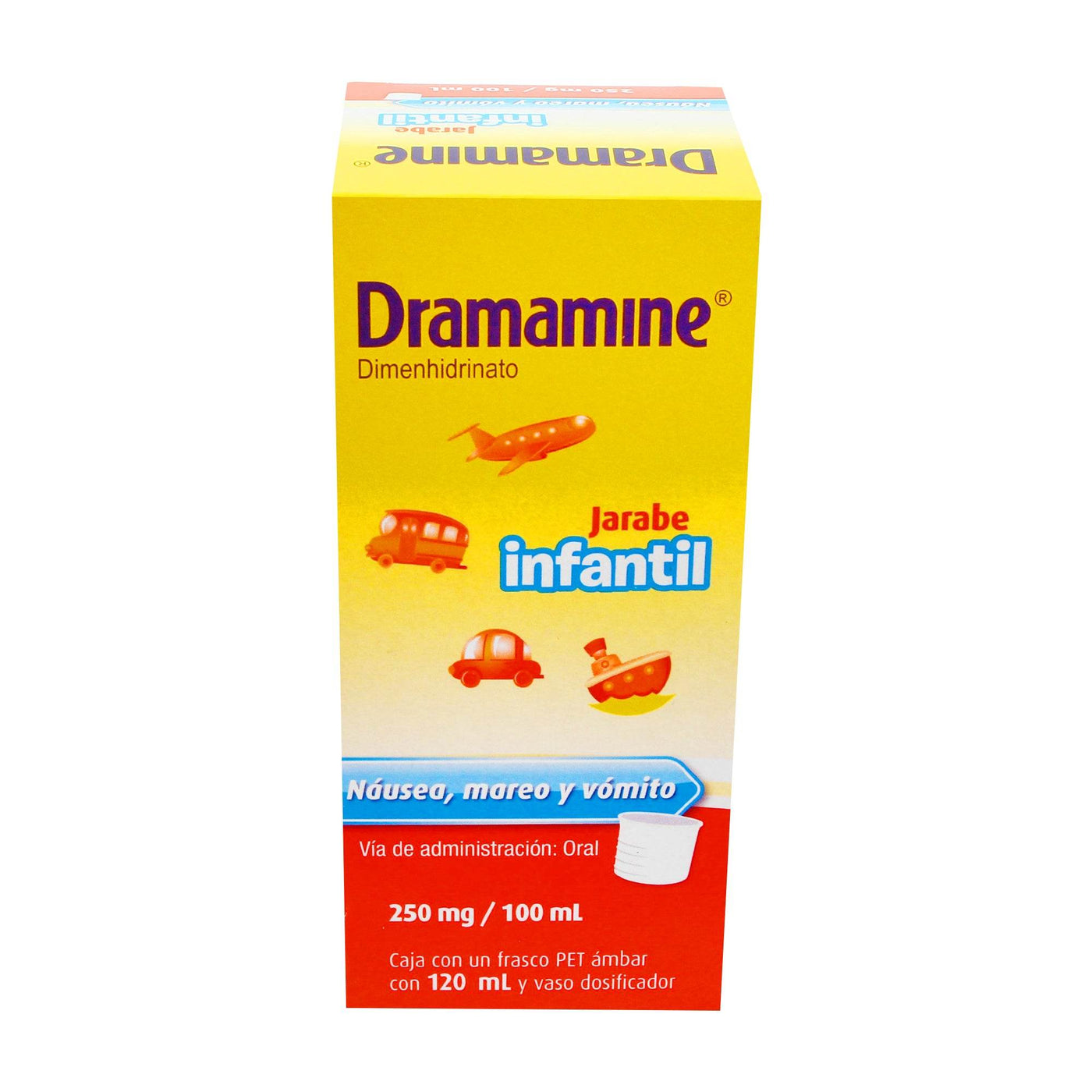 Dramamine Jarabe 120 Ml (Dimenhidrinato) — WeCare Pharma