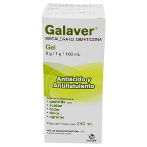 Galaver Gel 250Ml Con 1 (Magaldrato/Dimeticona) — WeCare Pharma