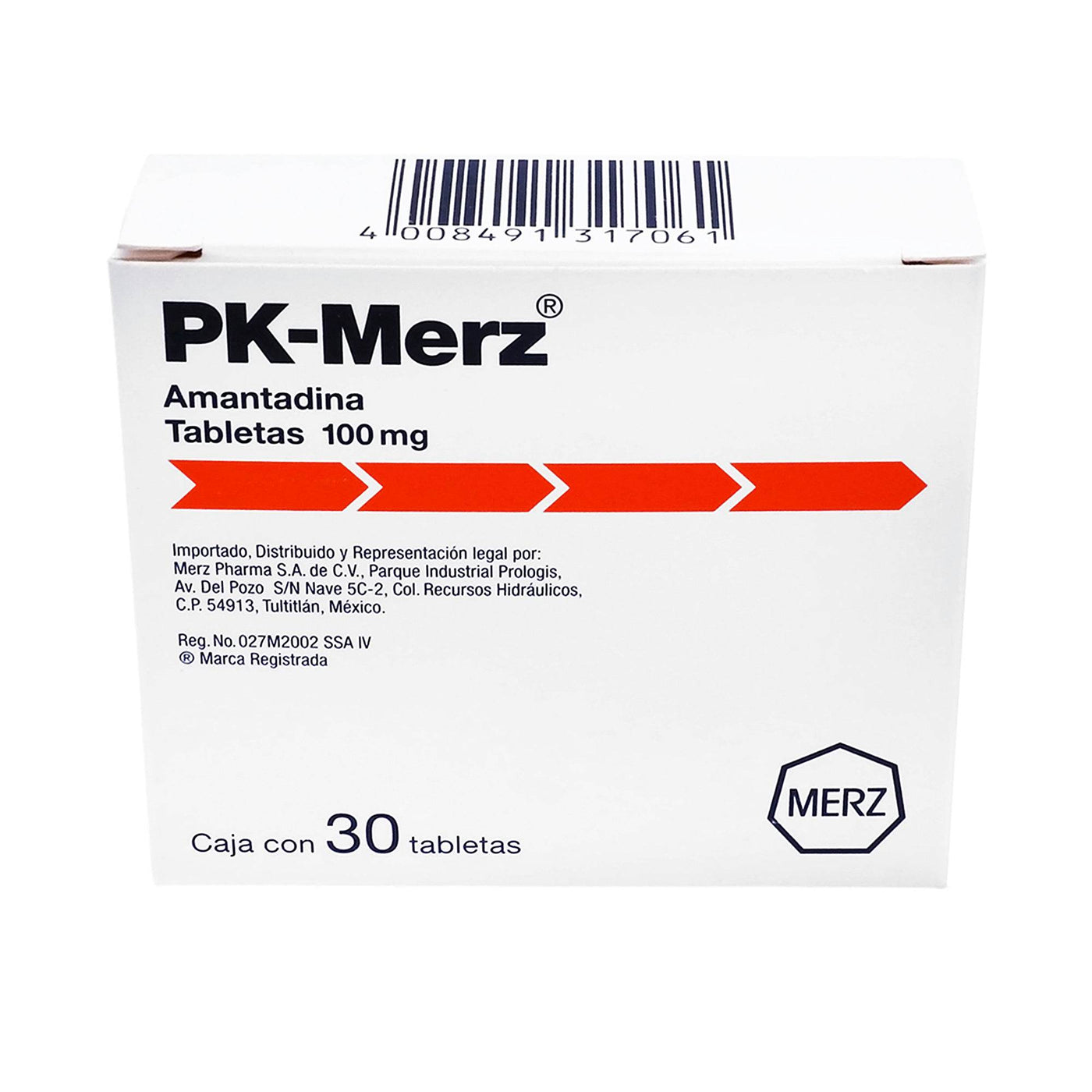 Pk-Merz 100Mg Con 30 Tabletas (Amantadina) — WeCare Pharma