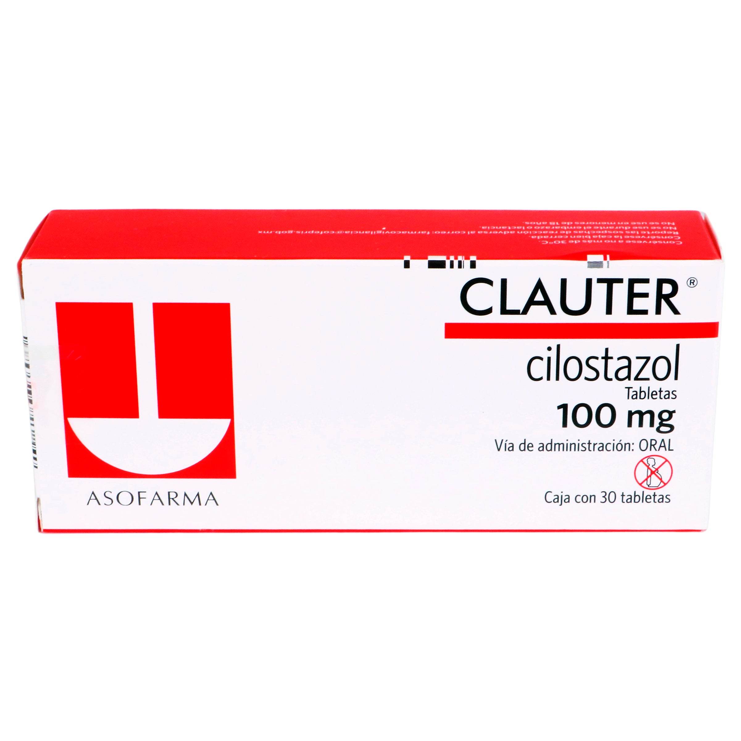 Clauter 100Mg Con 30 Tabletas (Cilostazol) — WeCare Pharma
