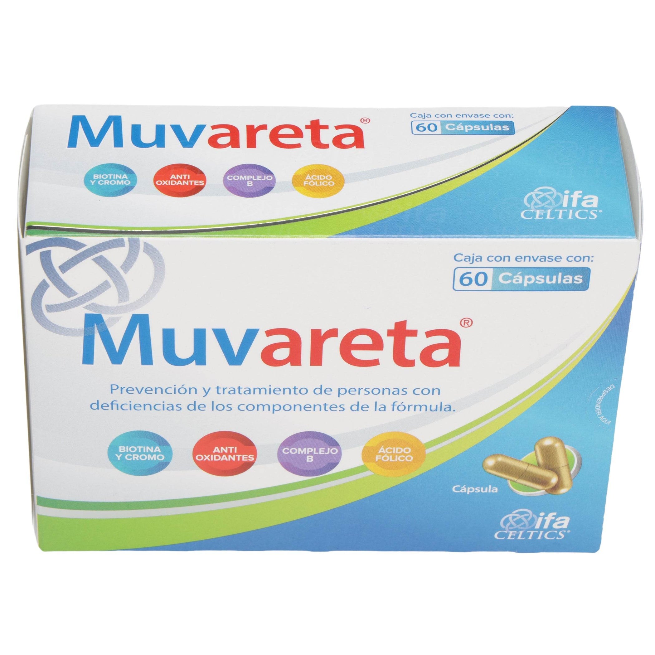 Muvareta Con 60 Capsulas (Suplemento Alimenticio) — WeCare Pharma