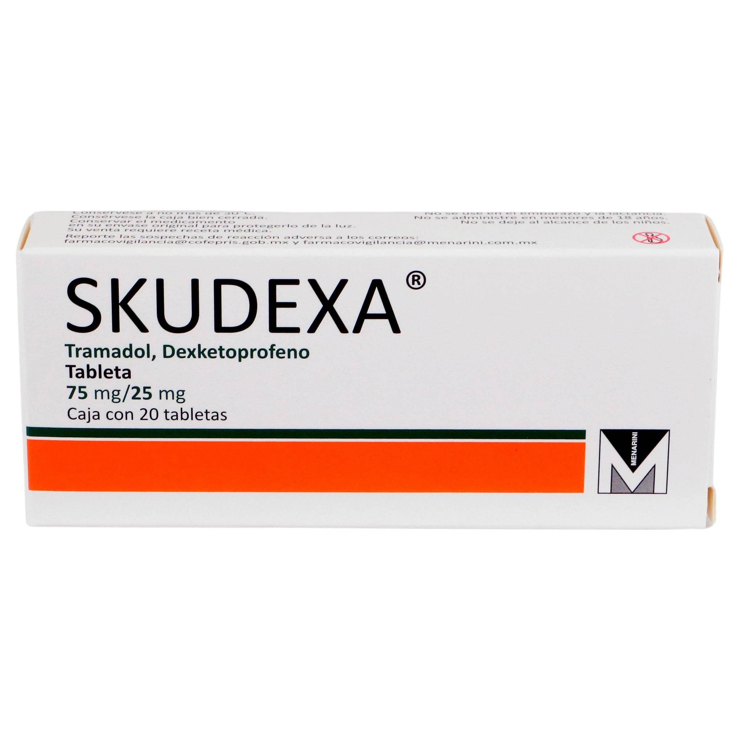 Skudexa 75/25Mg Con 20 Tabletas (Tramadol/Dexketoprofeno) — WeCare Pharma