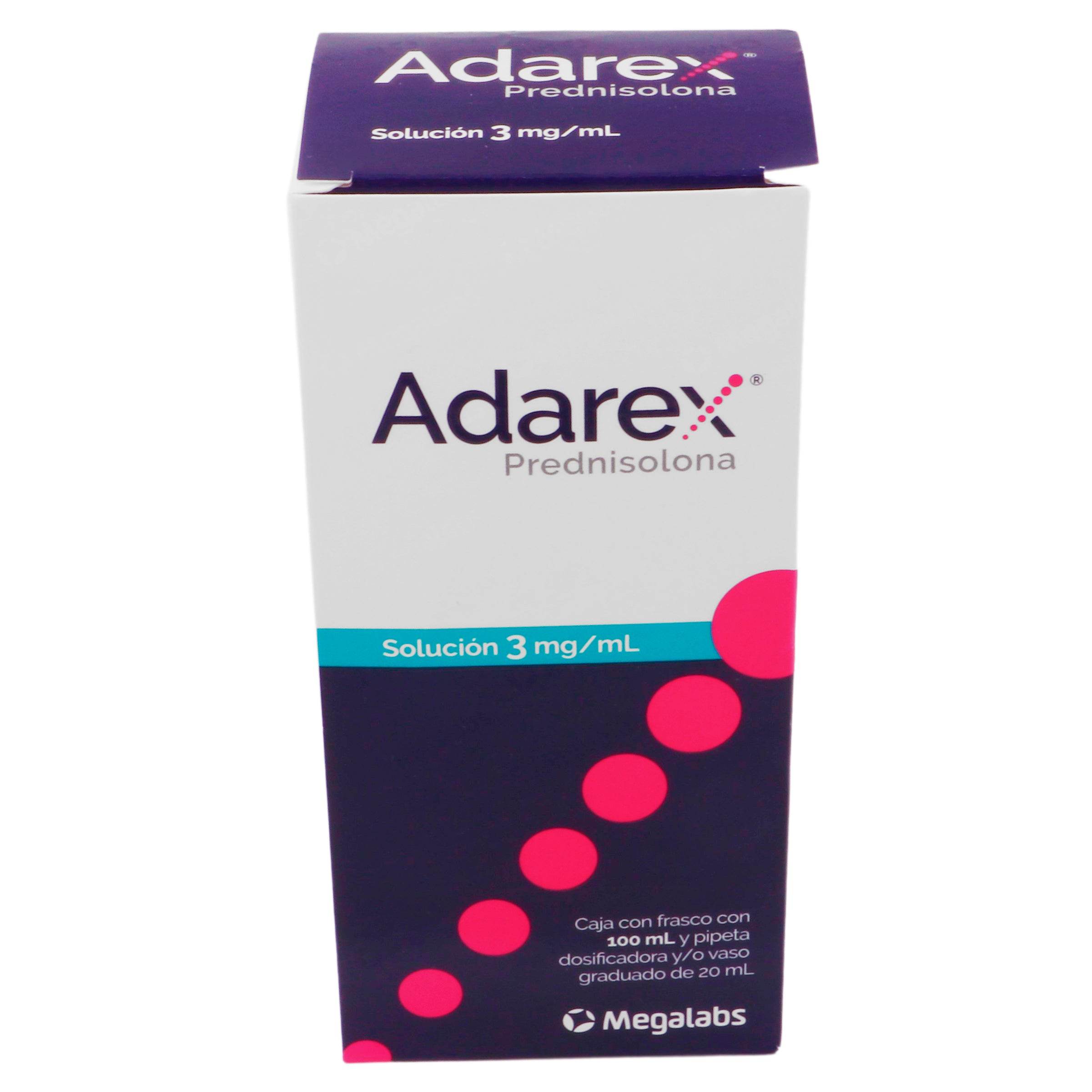 Adarex (Prednisolona) Solución 3Mg/Ml 100Ml — WeCare Pharma