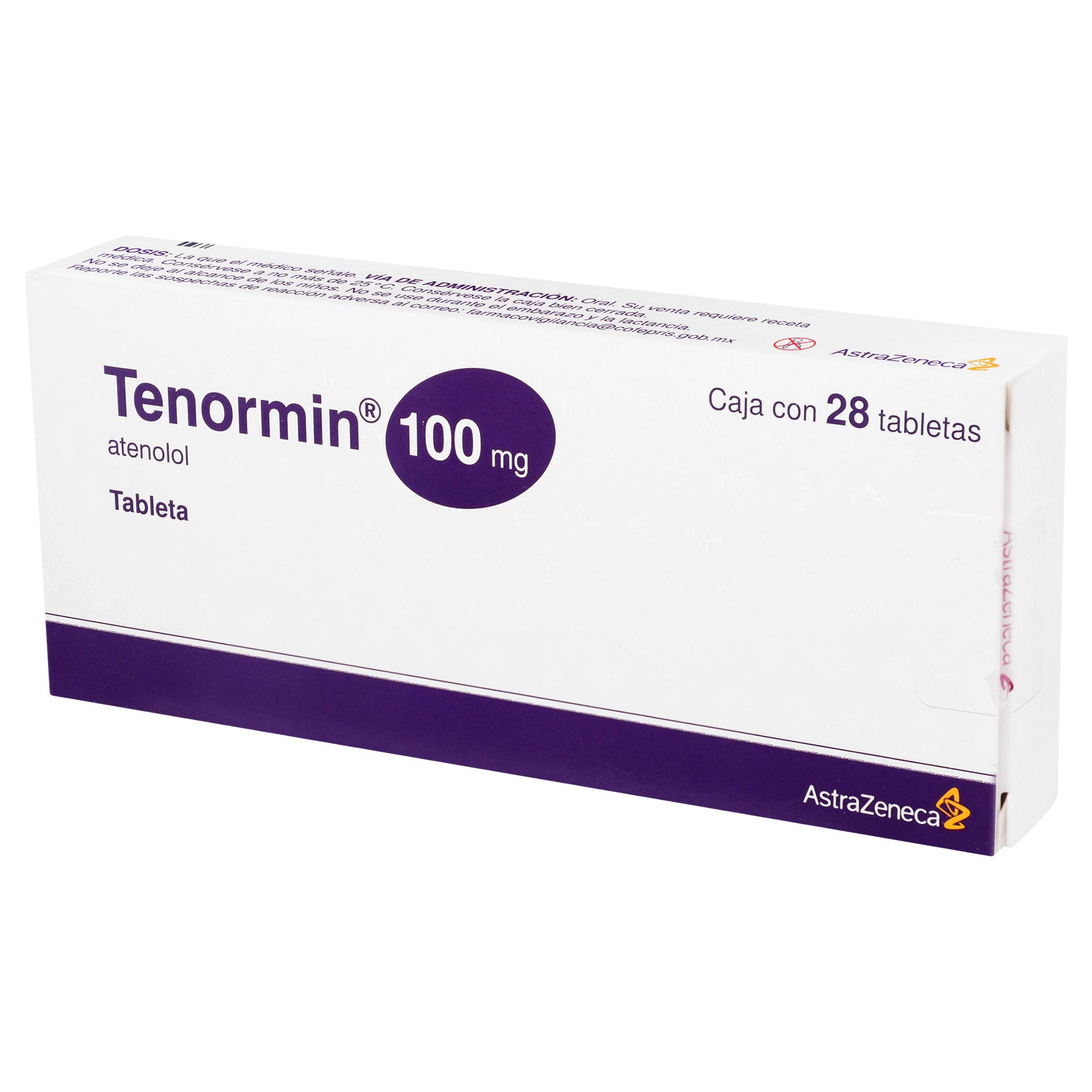 Tenormin 100Mg Con 28 Tabletas (Atenolol) — WeCare Pharma