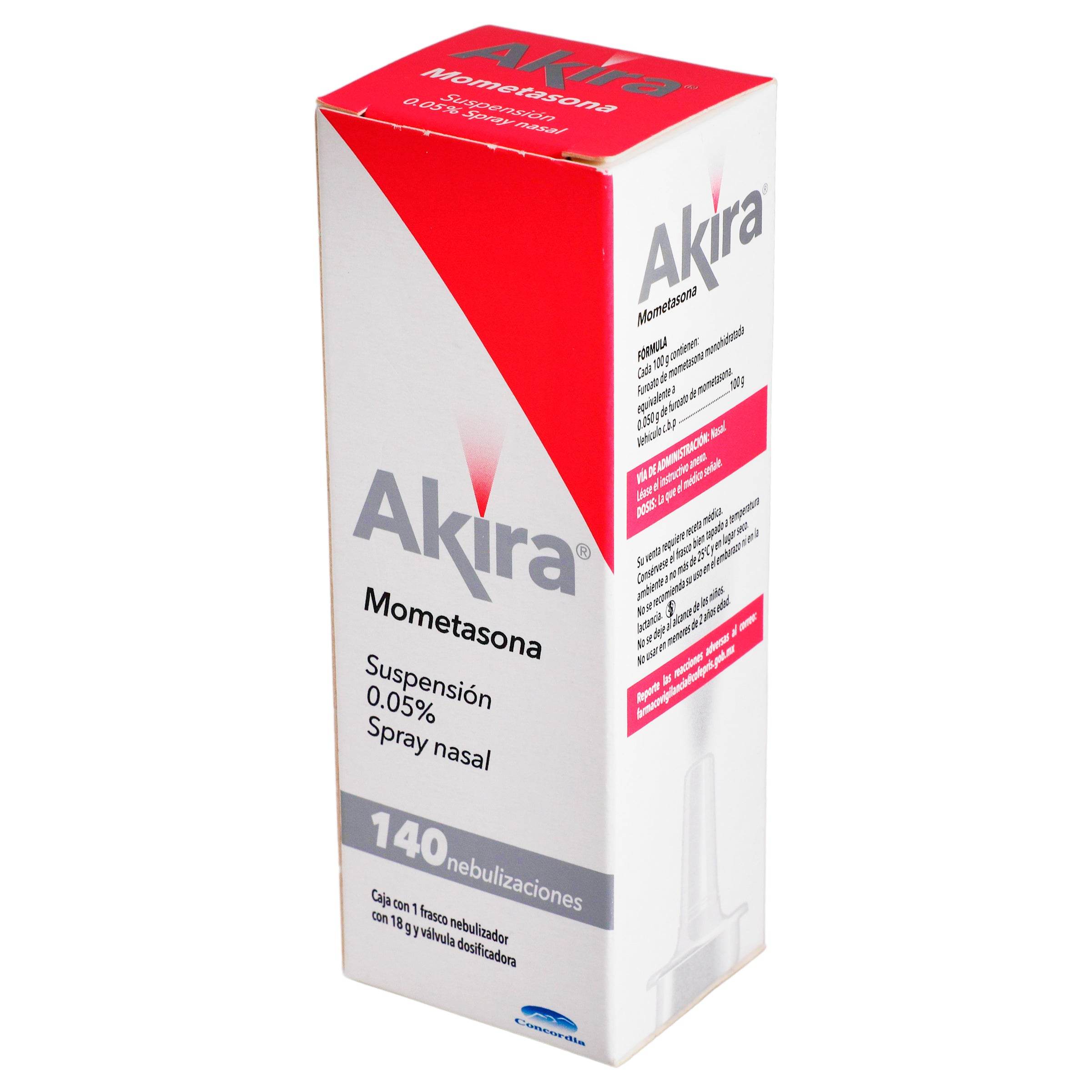 Akira Suspensión 0.05% 18Ml 140 Dosis (Mometasona) — WeCare Pharma