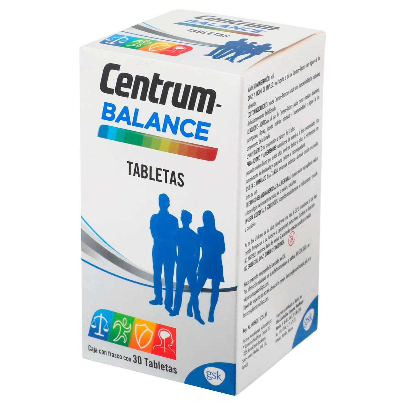 Centrum Balance Con 30 Tabletas (Multivitaminico) — WeCare Pharma