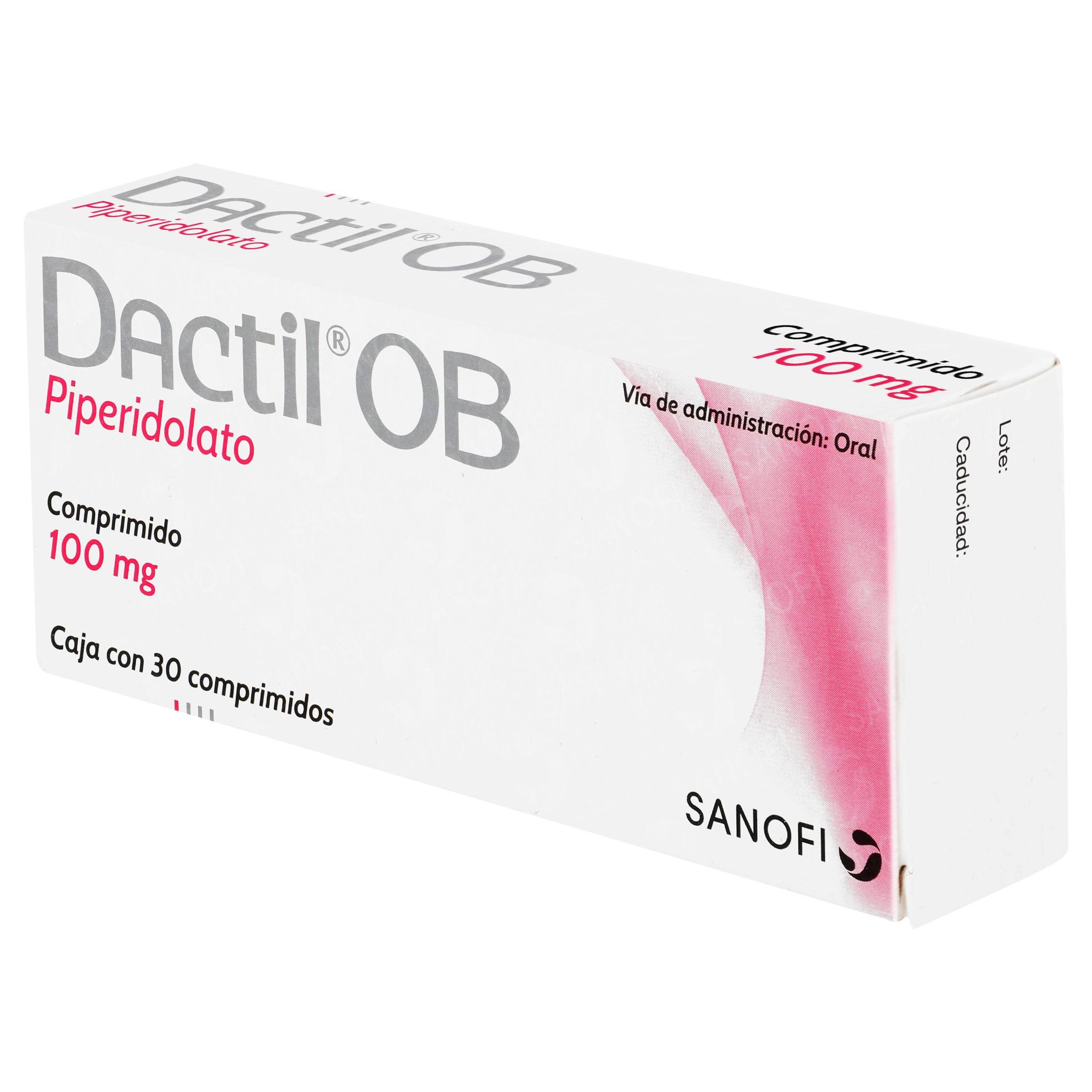 Dactil Ob 100Mg Con 30 Tabletas (Piperidolato) — WeCare Pharma