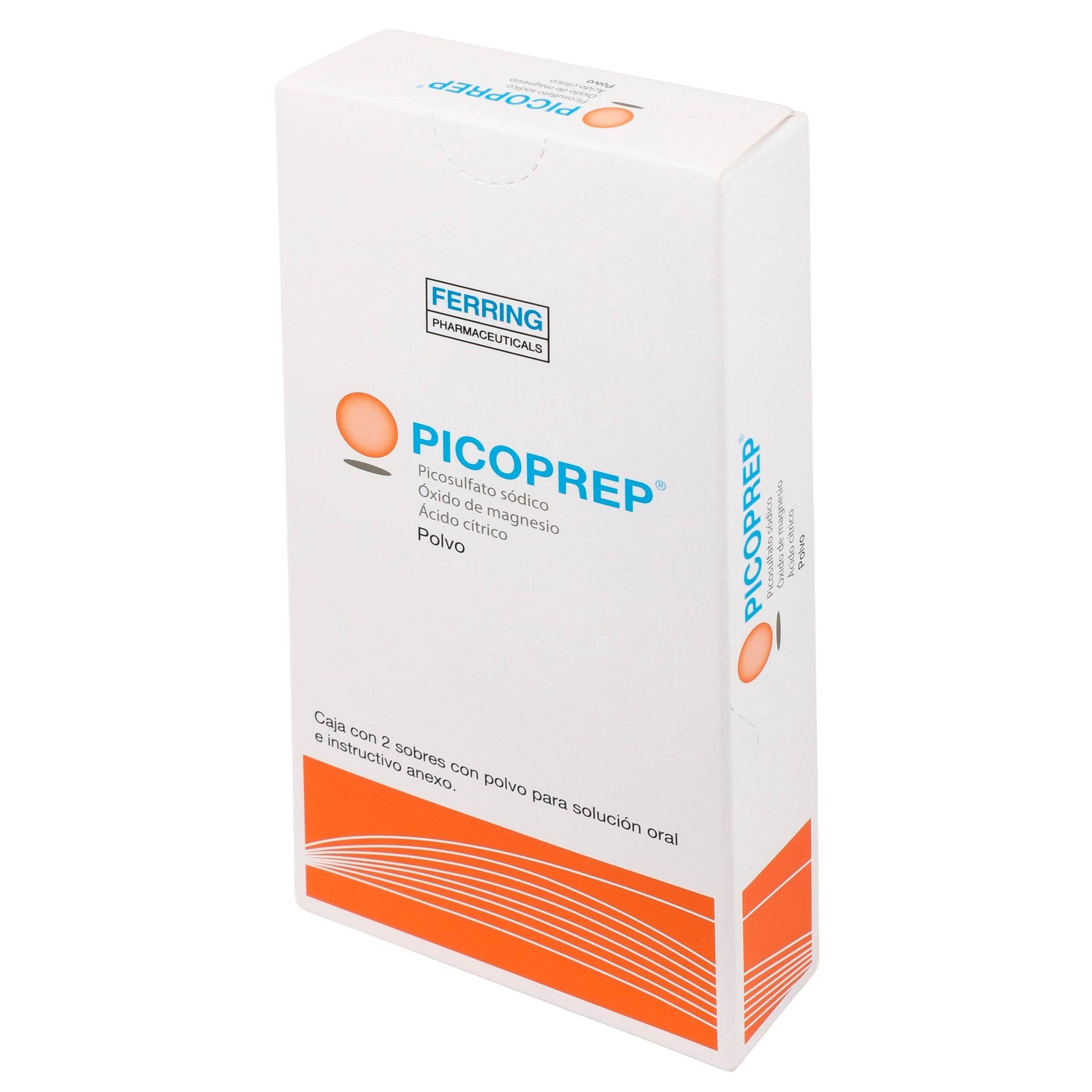 Picoprep Polvo 10Mg/3.5G/12G Con 2 (Picosulfato Sodico/Oxido De Magnes ...