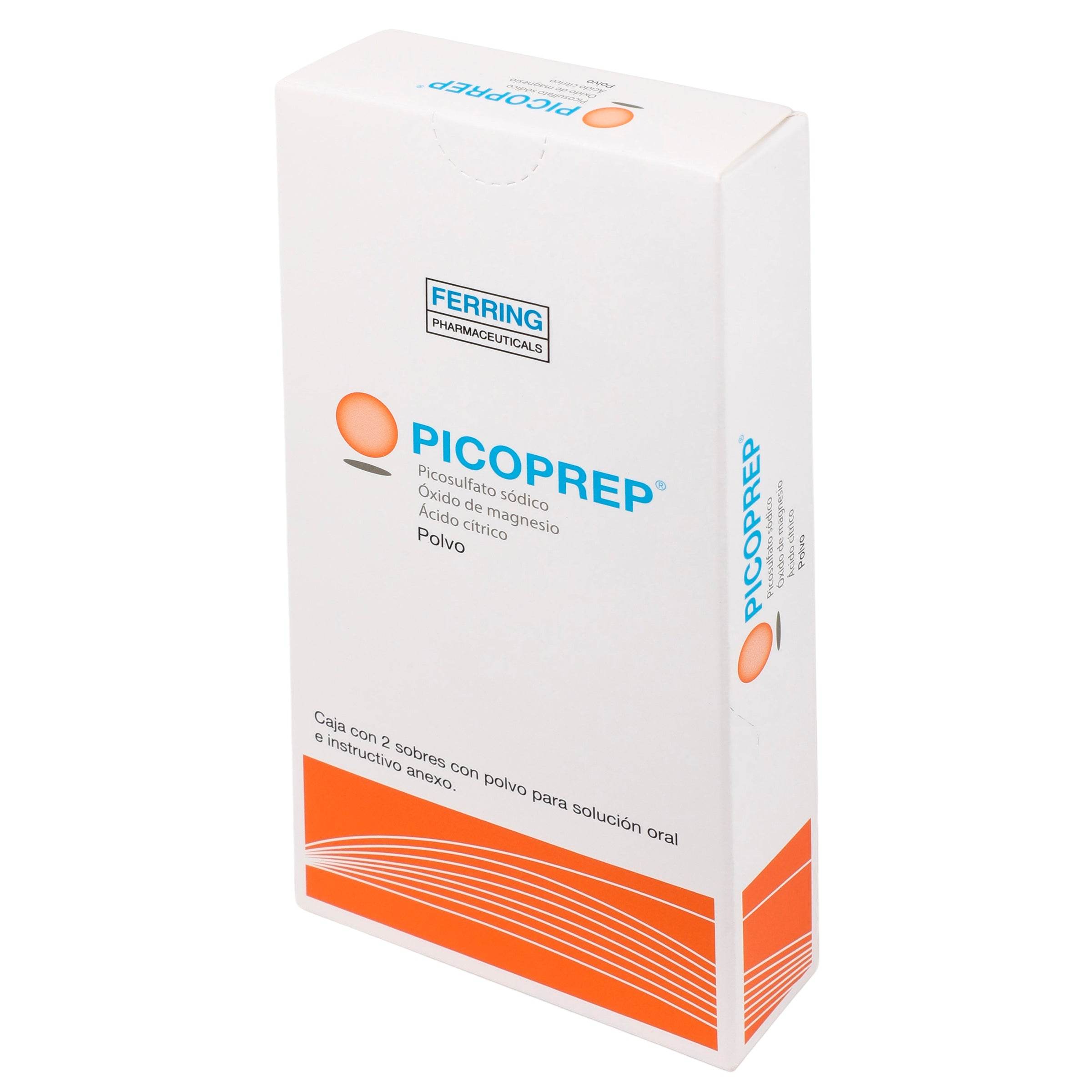 Picoprep Polvo 10Mg/3.5G/12G Con 2 (Picosulfato Sodico/Oxido De Magnes ...