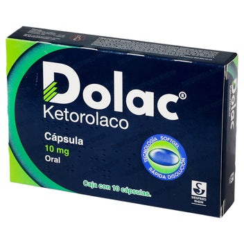 Dolac 10Mg Con 10 Capsulas (Ketorolaco) — WeCare Pharma
