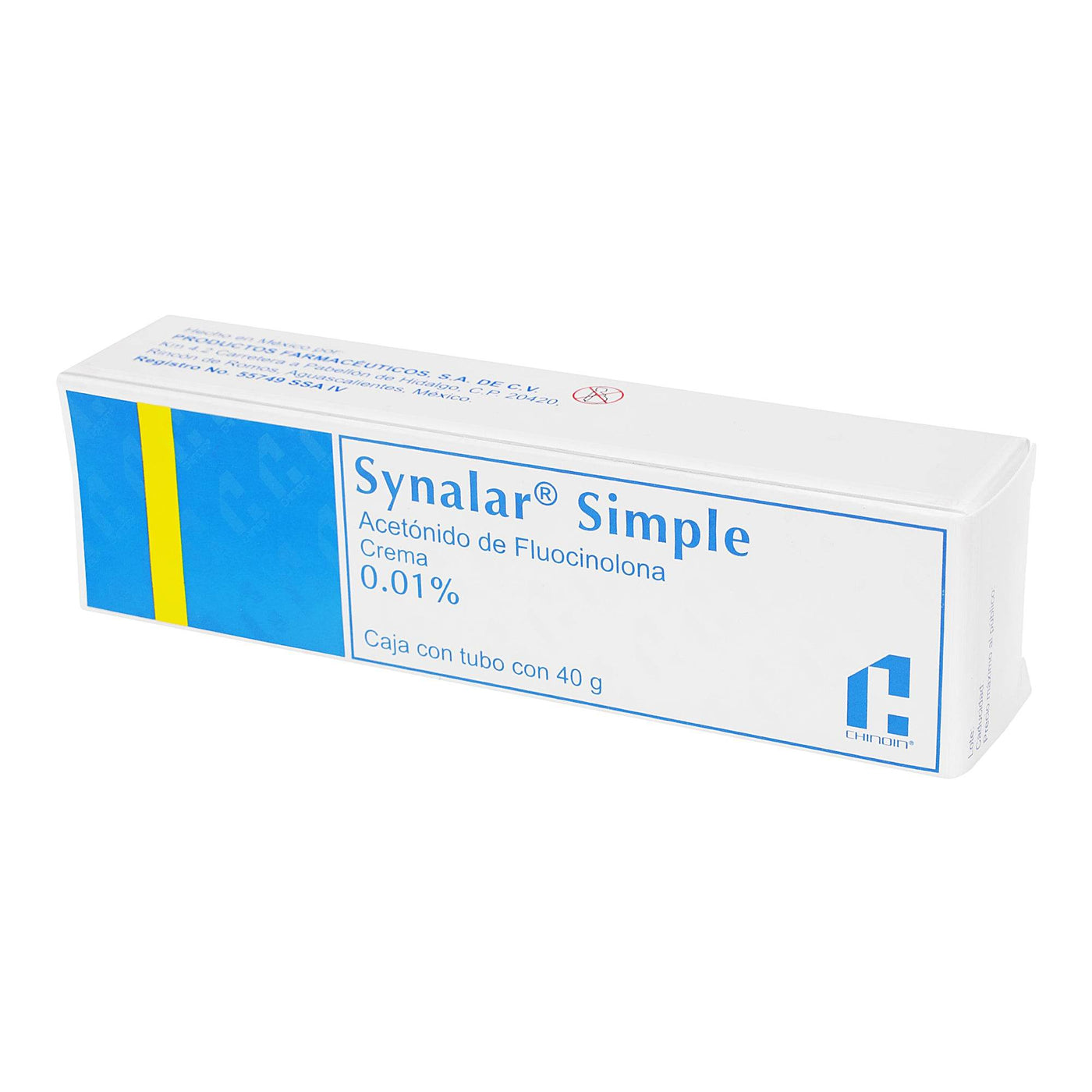 Synalar Simple Crema 0.01% 40G (Fluocinolona) — WeCare Pharma