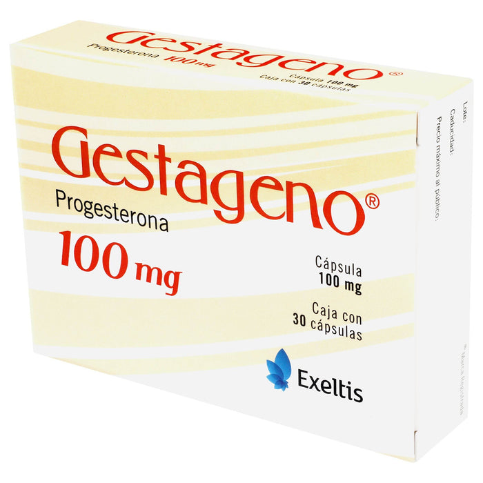 Gestageno 100Mg Con 30 Capsulas (Progesterona) — WeCare Pharma