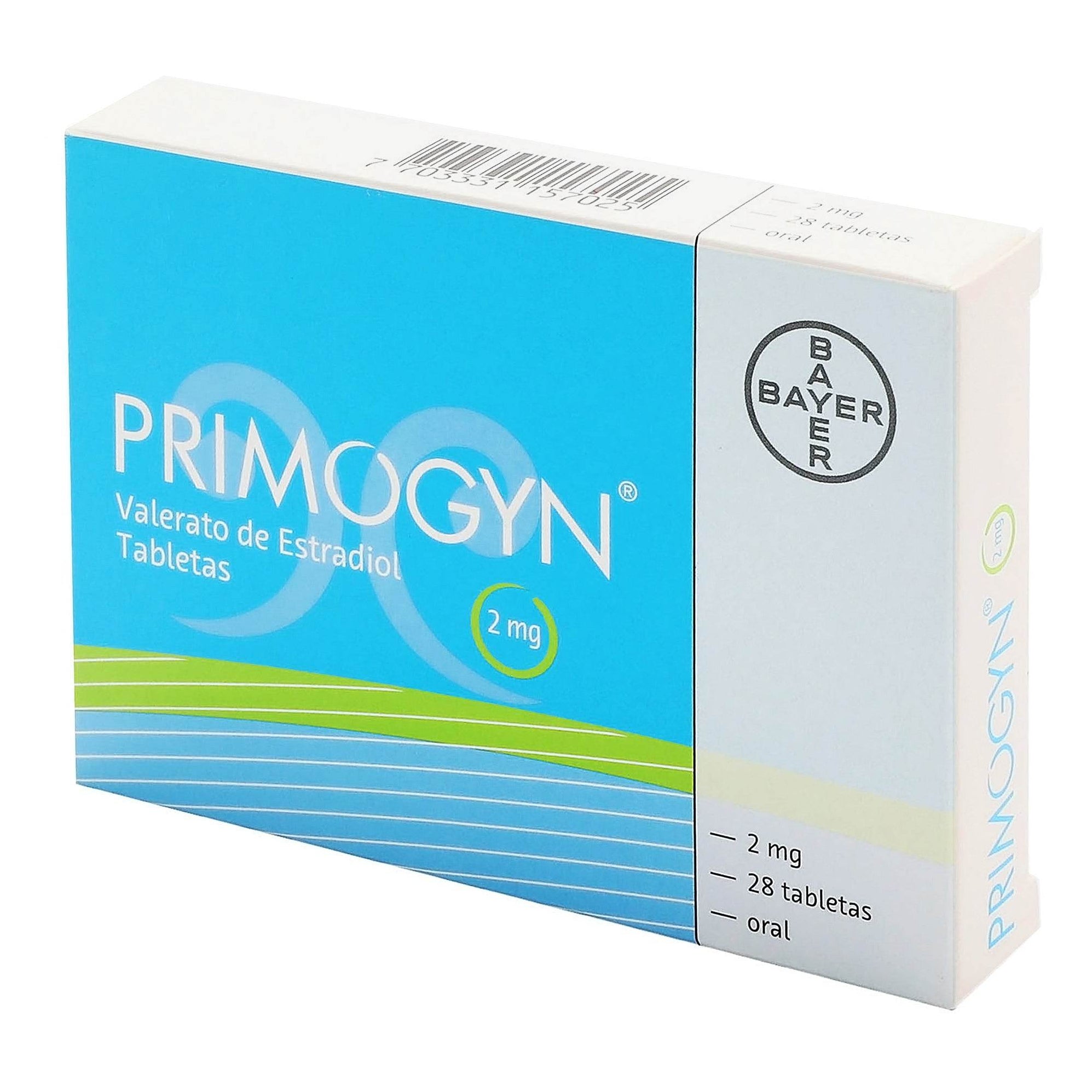 Primogyn 2Mg Con 28 Tabletas (Valerato De Estradiol) — WeCare Pharma