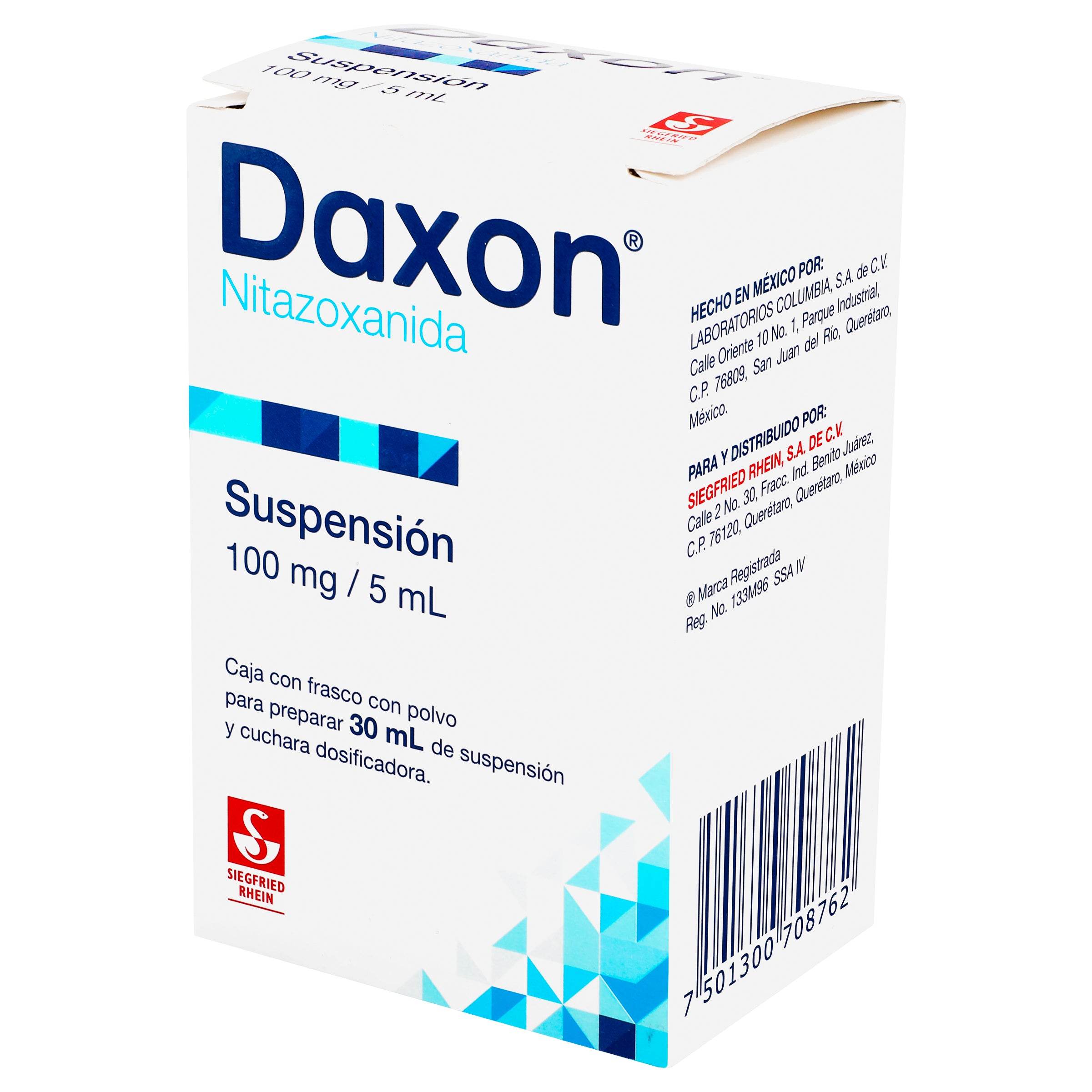 Daxon Suspensión 100Mg/5Ml 30Ml (Nitazoxanida) — WeCare Pharma