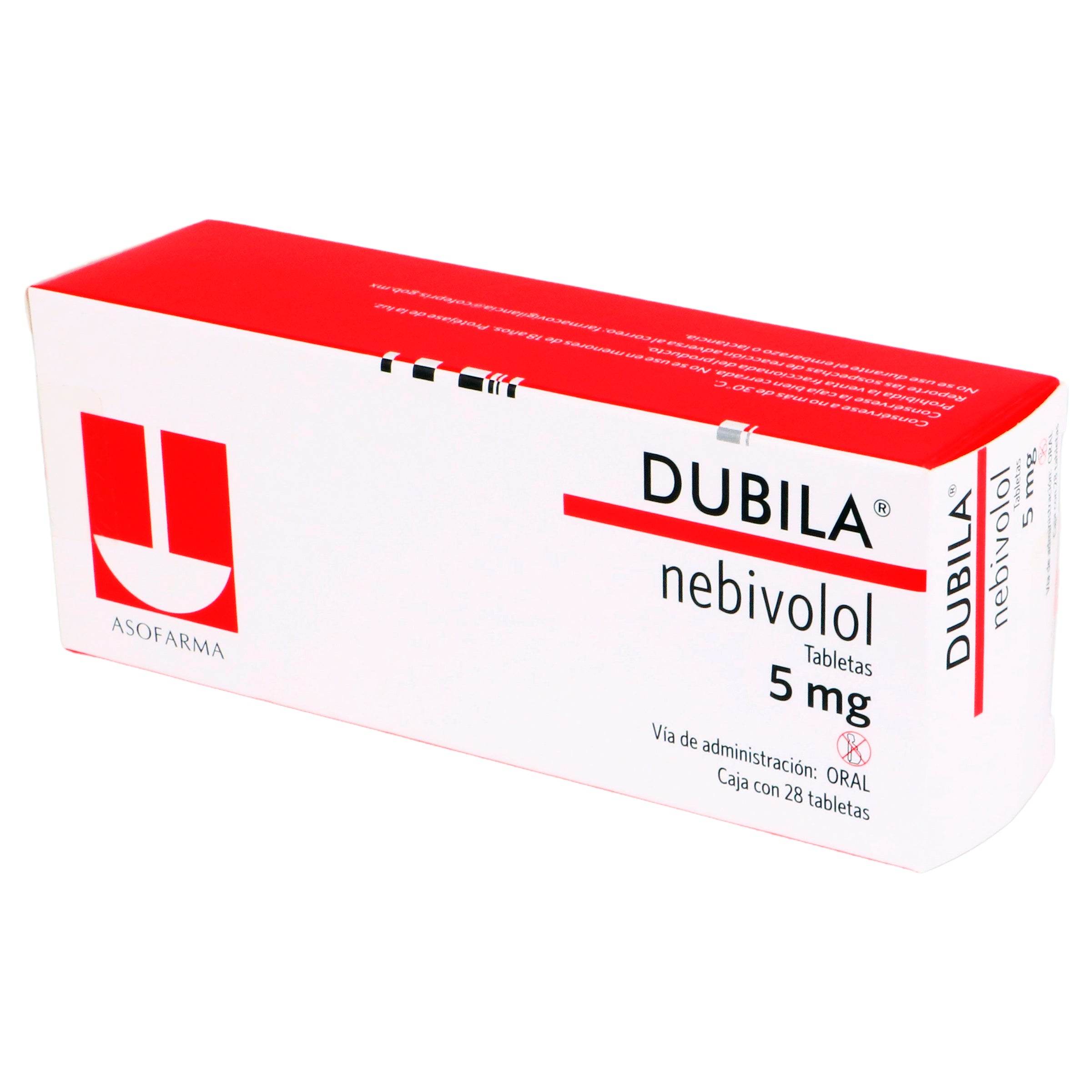 Dubila 5Mg Con 28 Tabletas (Nebivolol) — WeCare Pharma