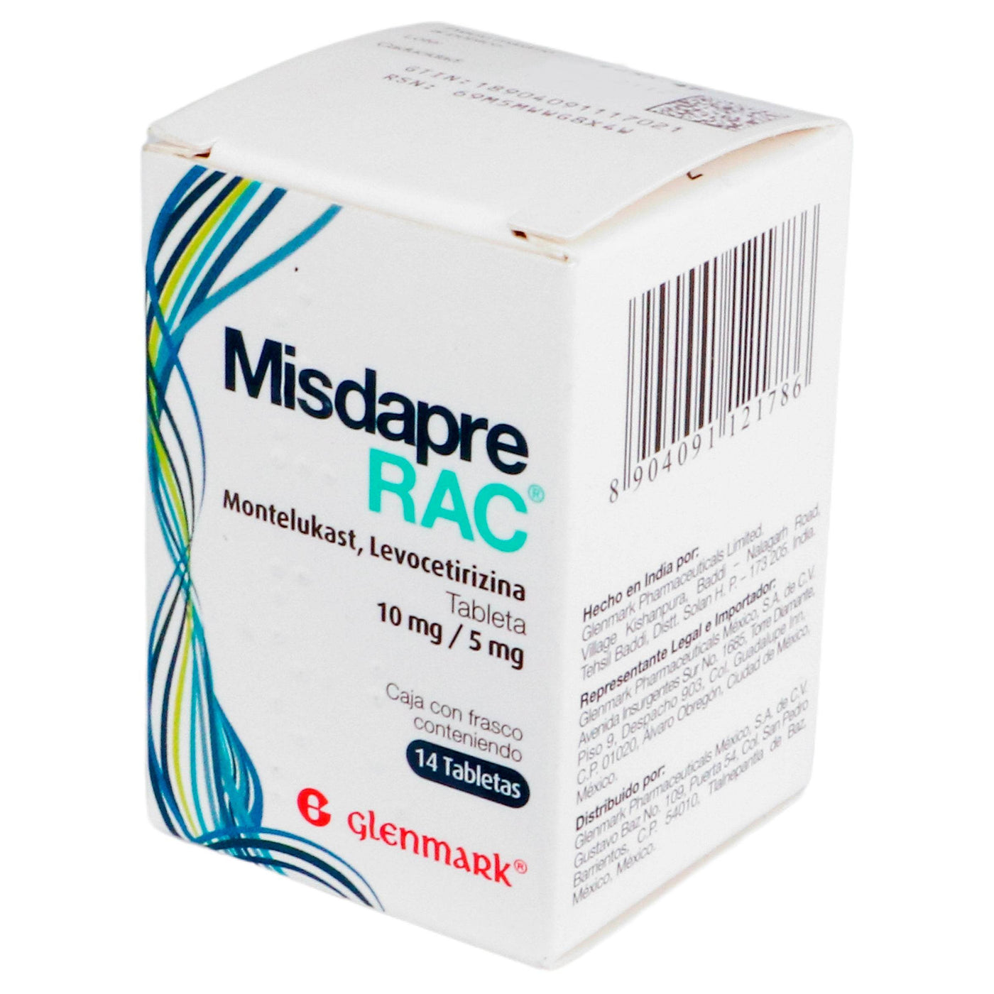 Misdapre Rac 10Mg/5Mg Con 14 Tabletas (Montelukast/Levocetirizina ...
