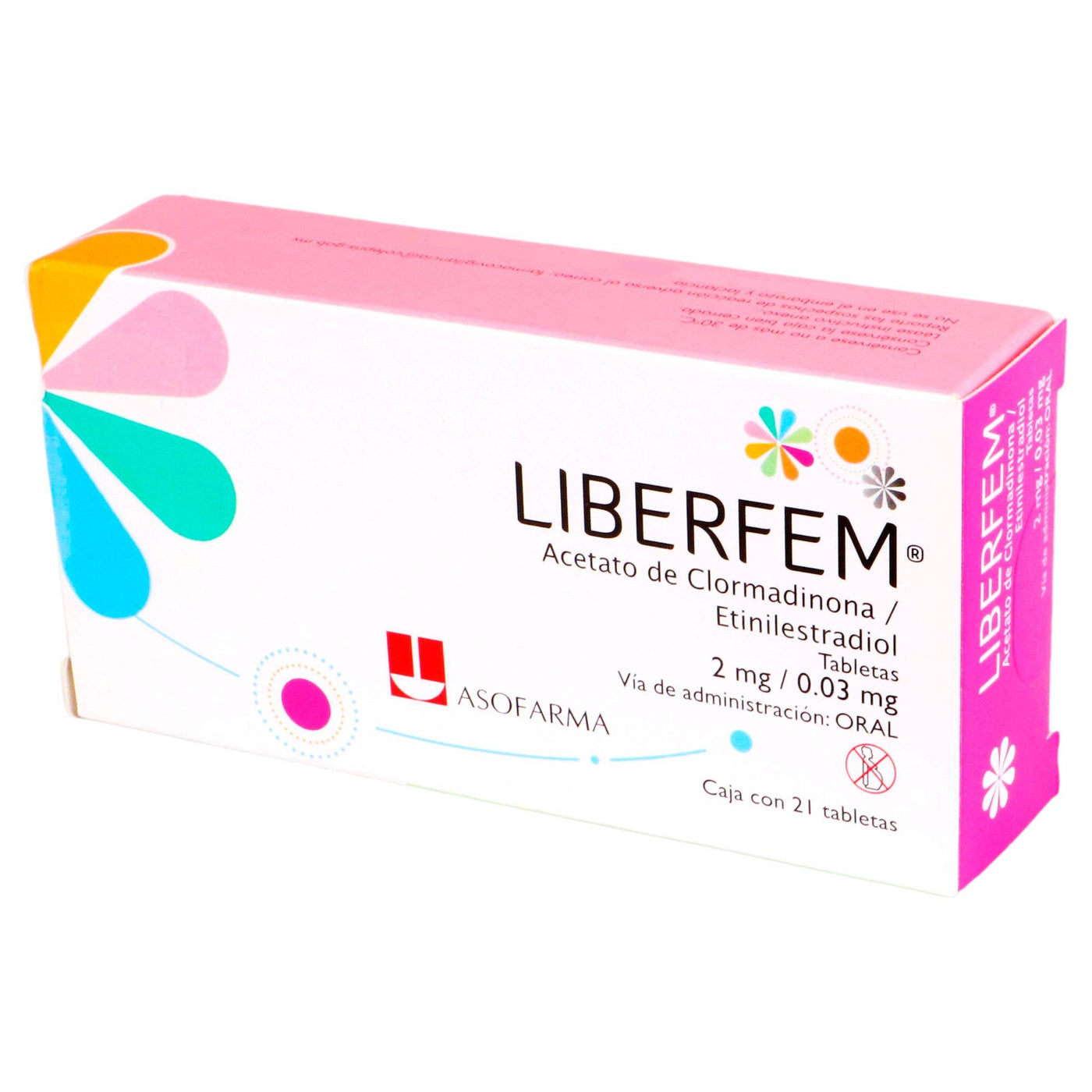 Liberfem 2Mg/0.03Mg Con 21 Tabletas (Acetato De Clormadinona) — WeCare ...