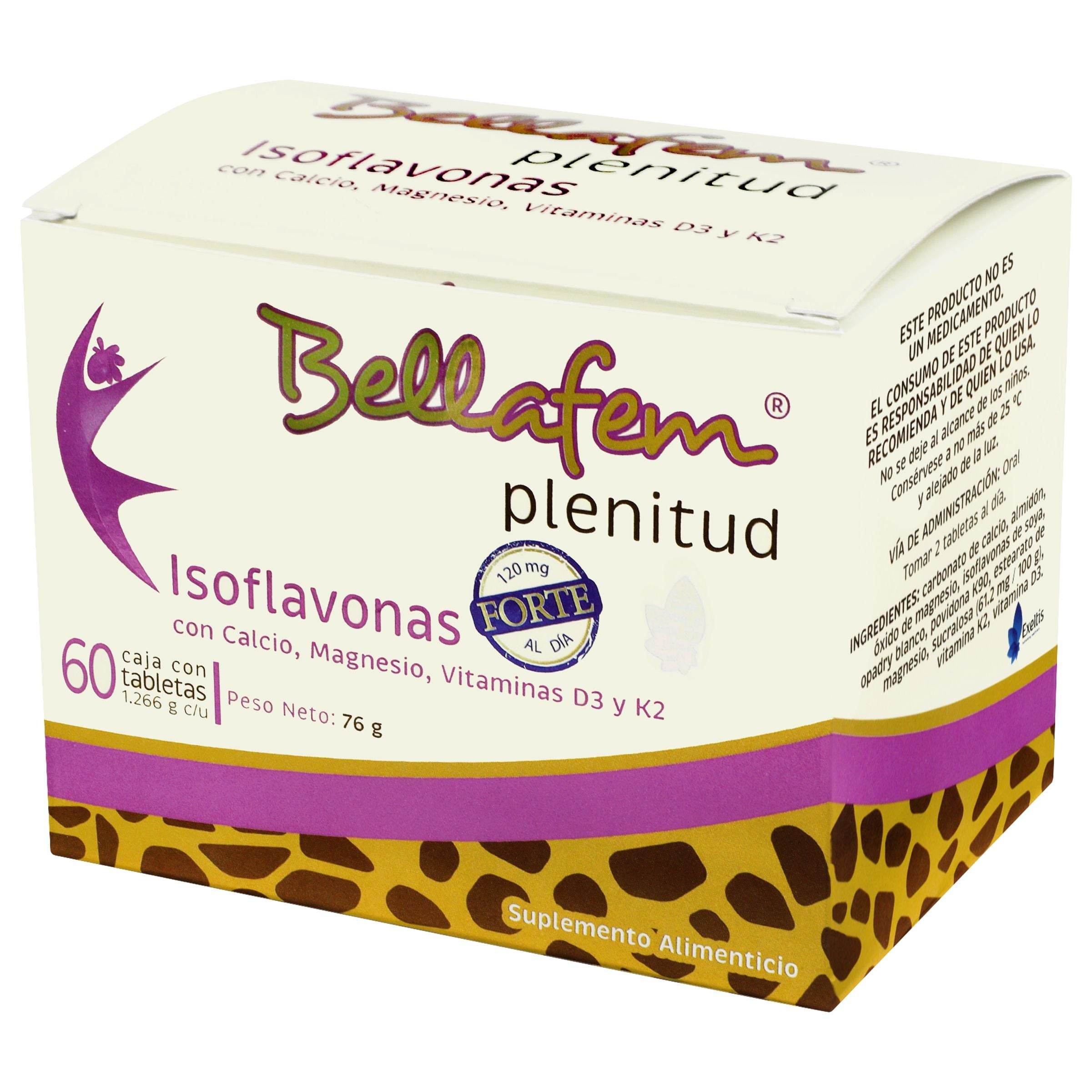 Bellafem Plenitud 76G Con 60 Tabletas (Suplemento Alimenticio) — WeCare ...