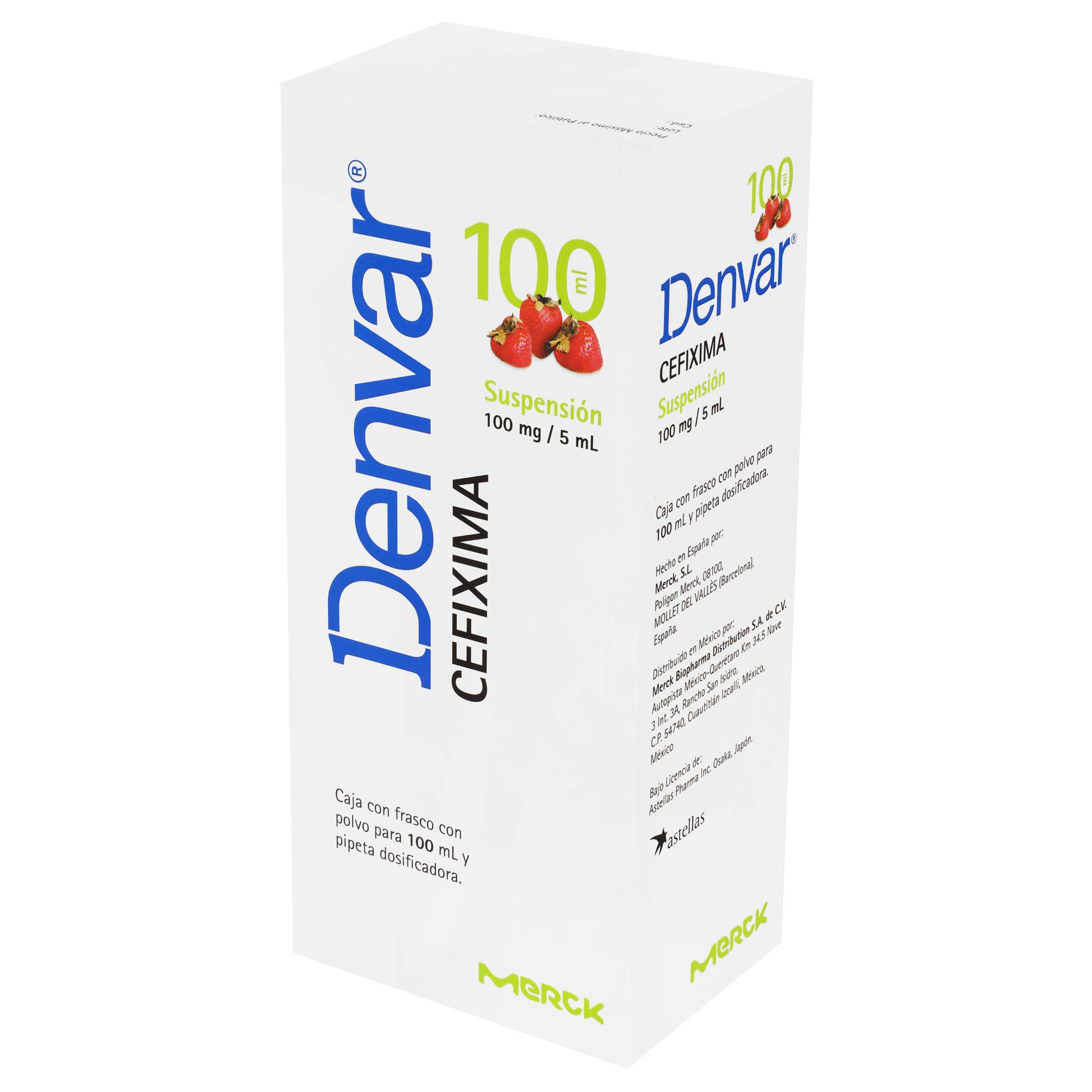 Denvar Suspensión 100Mg/5Ml 100Ml (Cefixima) — WeCare Pharma