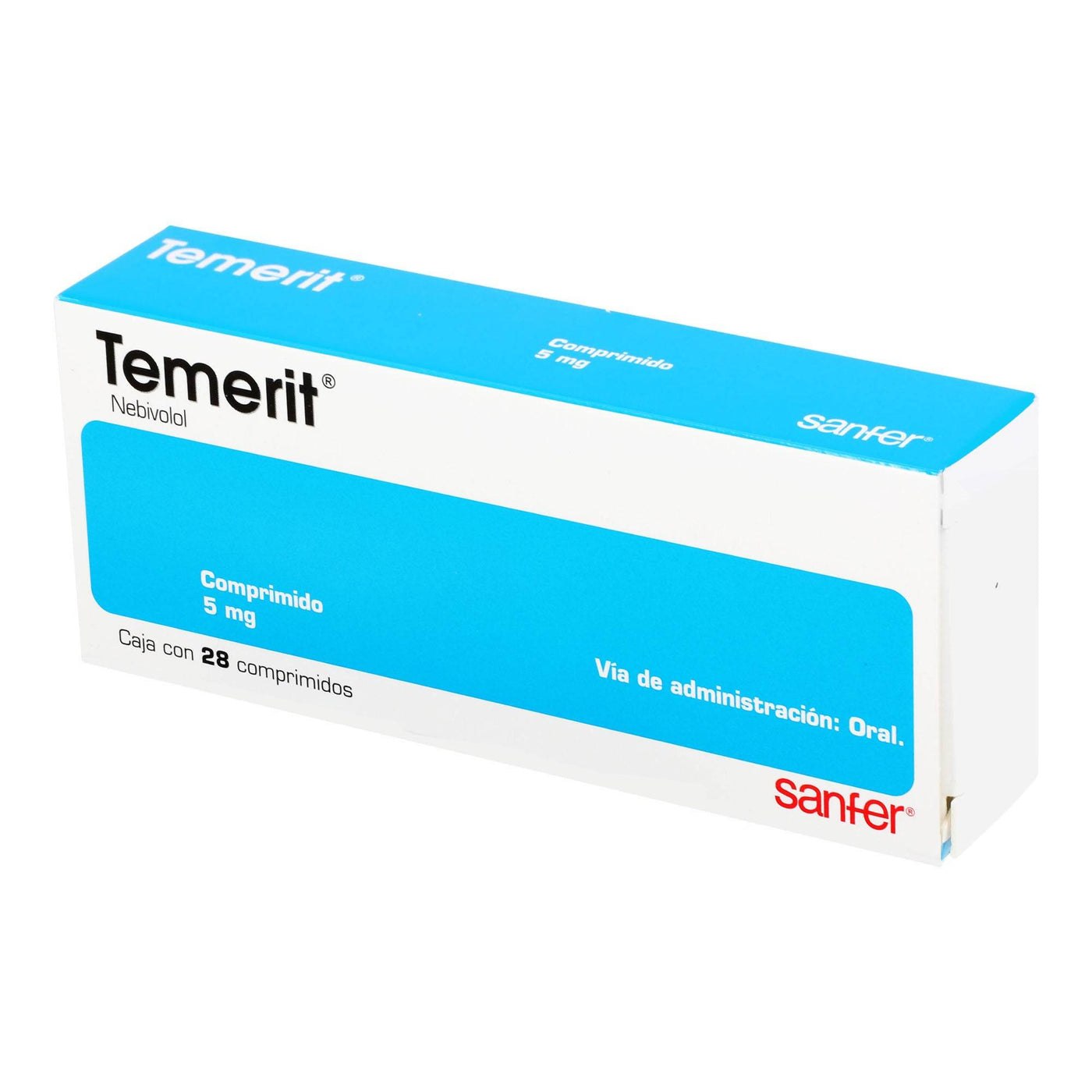 Temerit 5Mg Con 28 Tabletas (Nebivolol) — WeCare Pharma