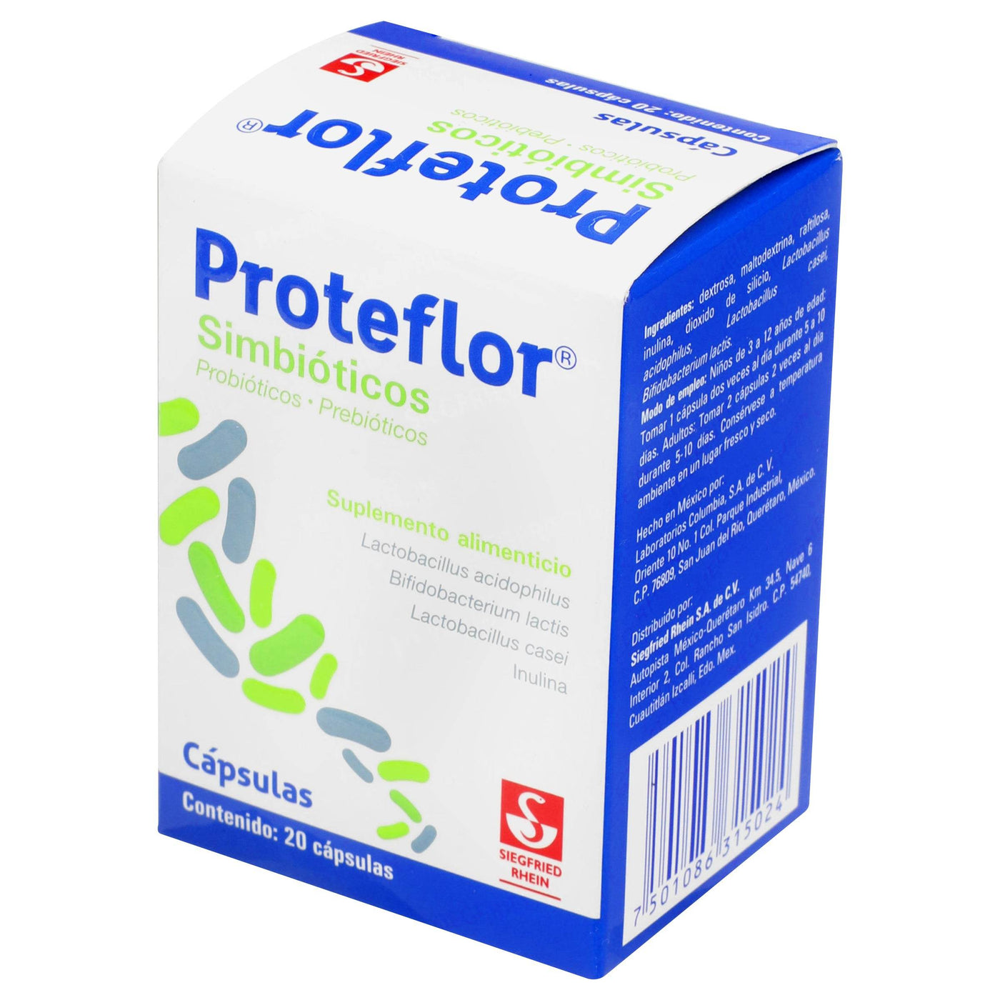 Proteflor (Simbioticos) Capsulas Con 20 — WeCare Pharma