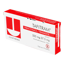 Tafitram 325Mg/37.5Mg Con 10 Tabletas (Paracetamol/Tramadol) — WeCare ...