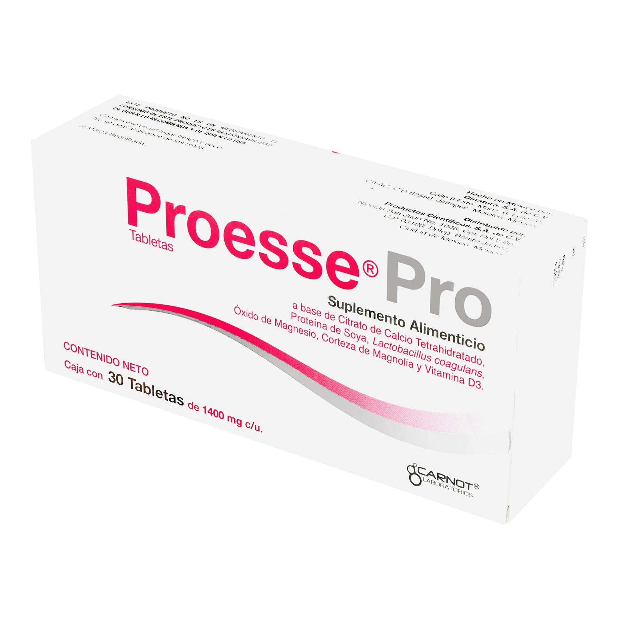 Proesse Pro 1400Mg Con 30 Tabletas (Suplemento Alimenticio) — WeCare Pharma