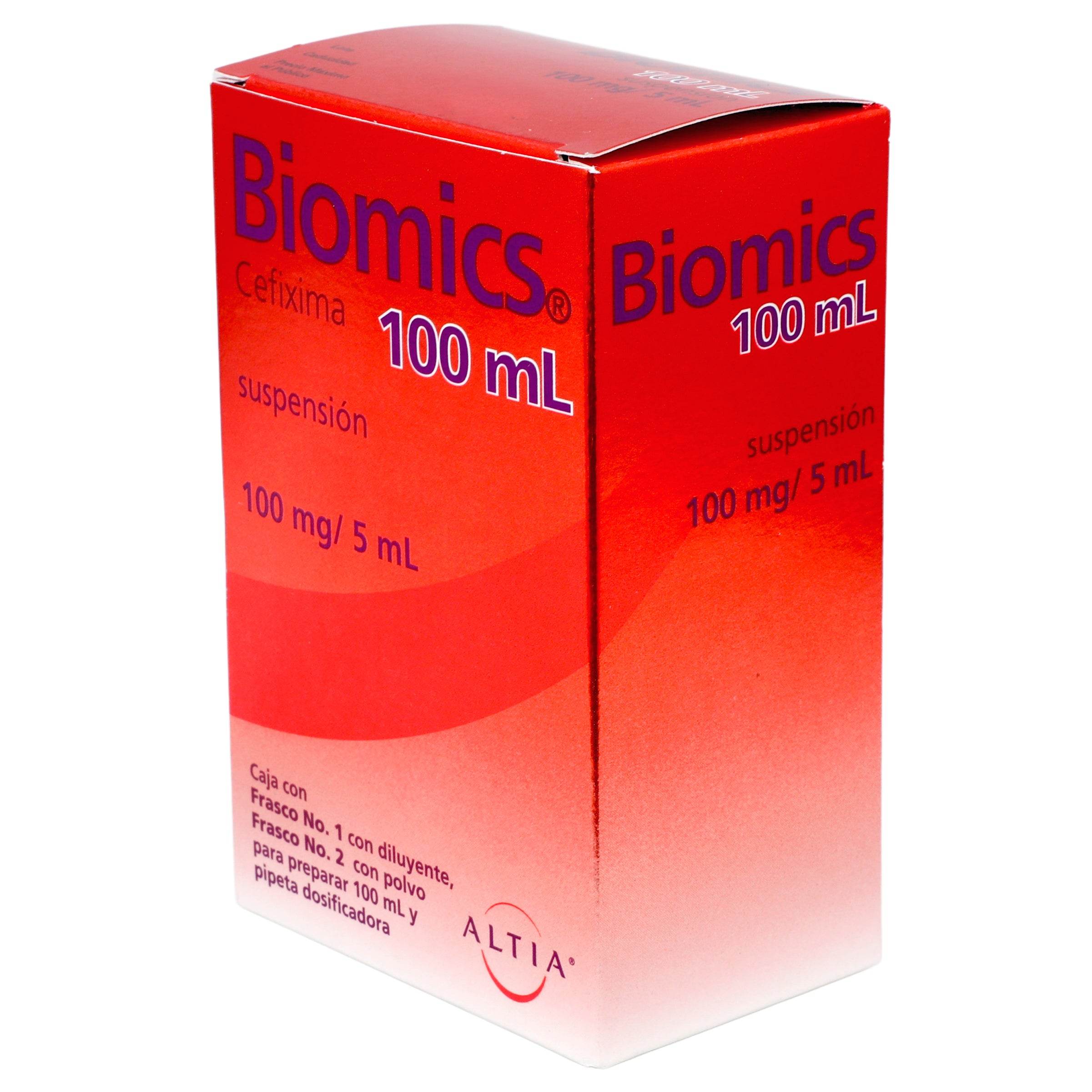 Biomics Suspensión 100Mg/5Ml 100Ml (Cefixima) — WeCare Pharma