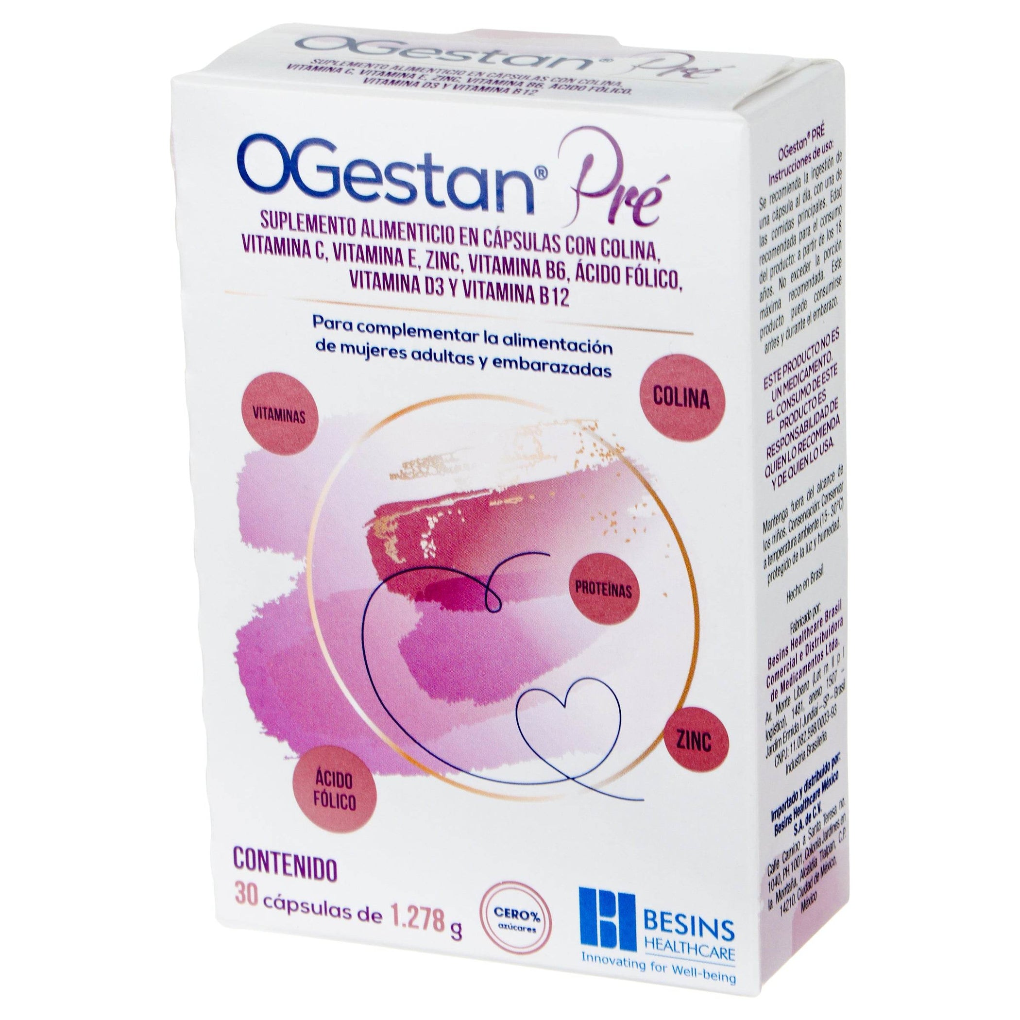 Ogestan Pre Suplemento Capsulas Con 30 — WeCare Pharma