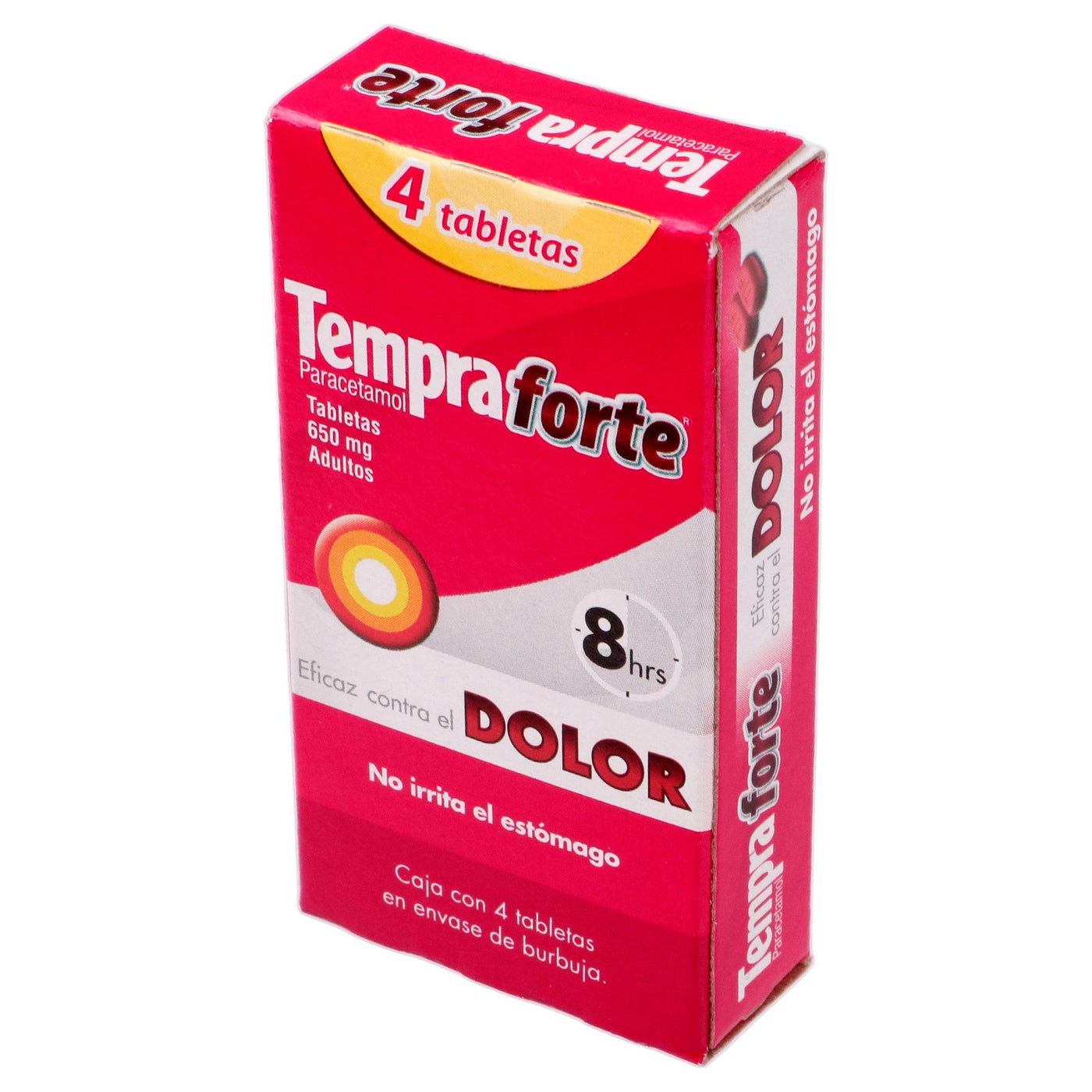 Tempra Forte 650Mg Con 4 Tabletas (Paracetamol) — WeCare Pharma