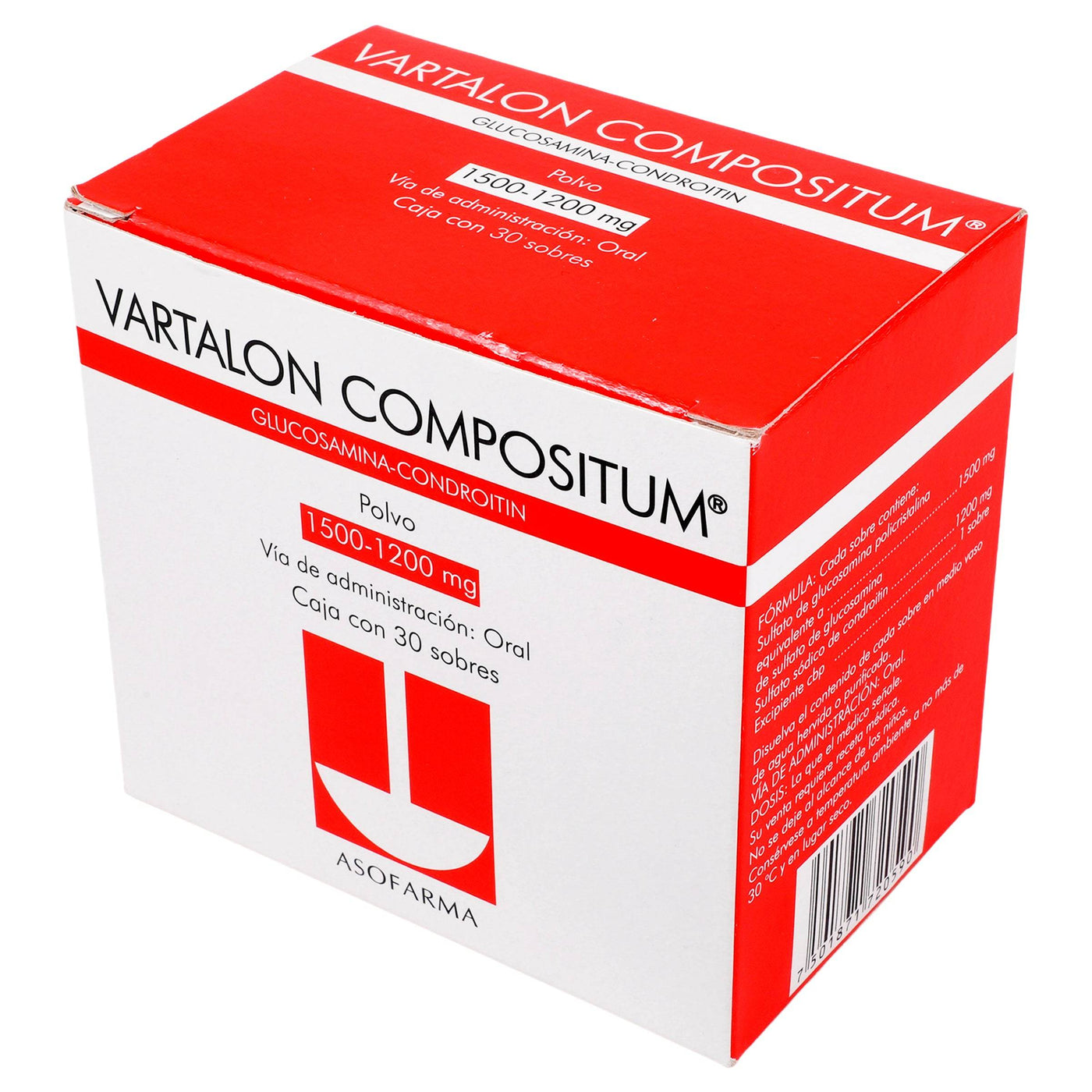 Vartalon Compositum Polvo 1500Mg/1200Mg Con 30 (Glucosamina/Condroitin — WeCare Pharma