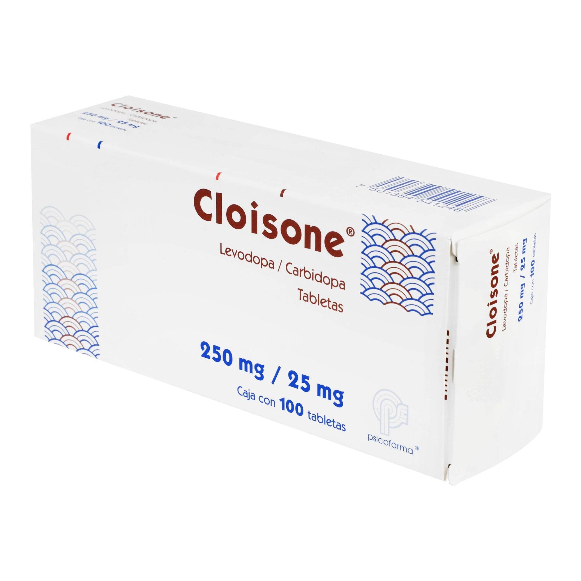 Cloisone 250Mg/25Mg Con 100 Tabletas (Levodopa/Carbidopa) — WeCare Pharma