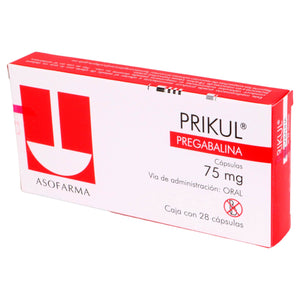 Prikul 75Mg Con 28 Capsulas (Pregabalina) — WeCare Pharma