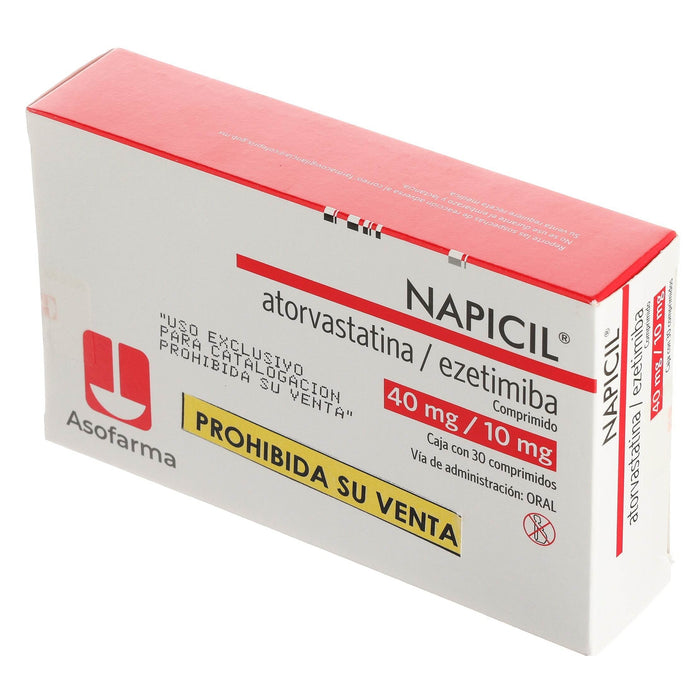 Napicil 40Mg/10Mg Con 30 Comprimidos (Atorvastatina/Ezetimiba) — WeCare ...