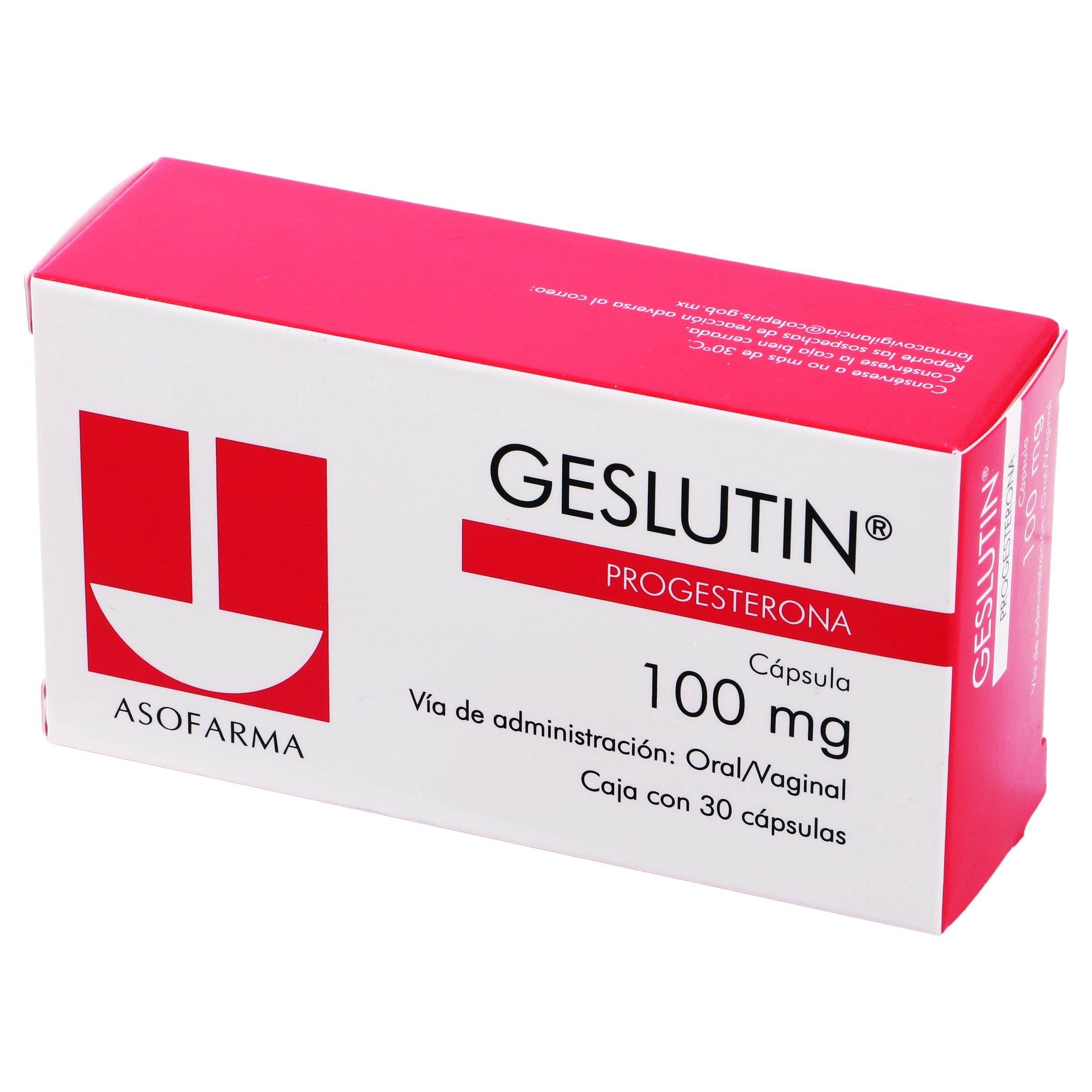 Geslutin 100Mg Con 30 Capsulas (Progesterona) — WeCare Pharma