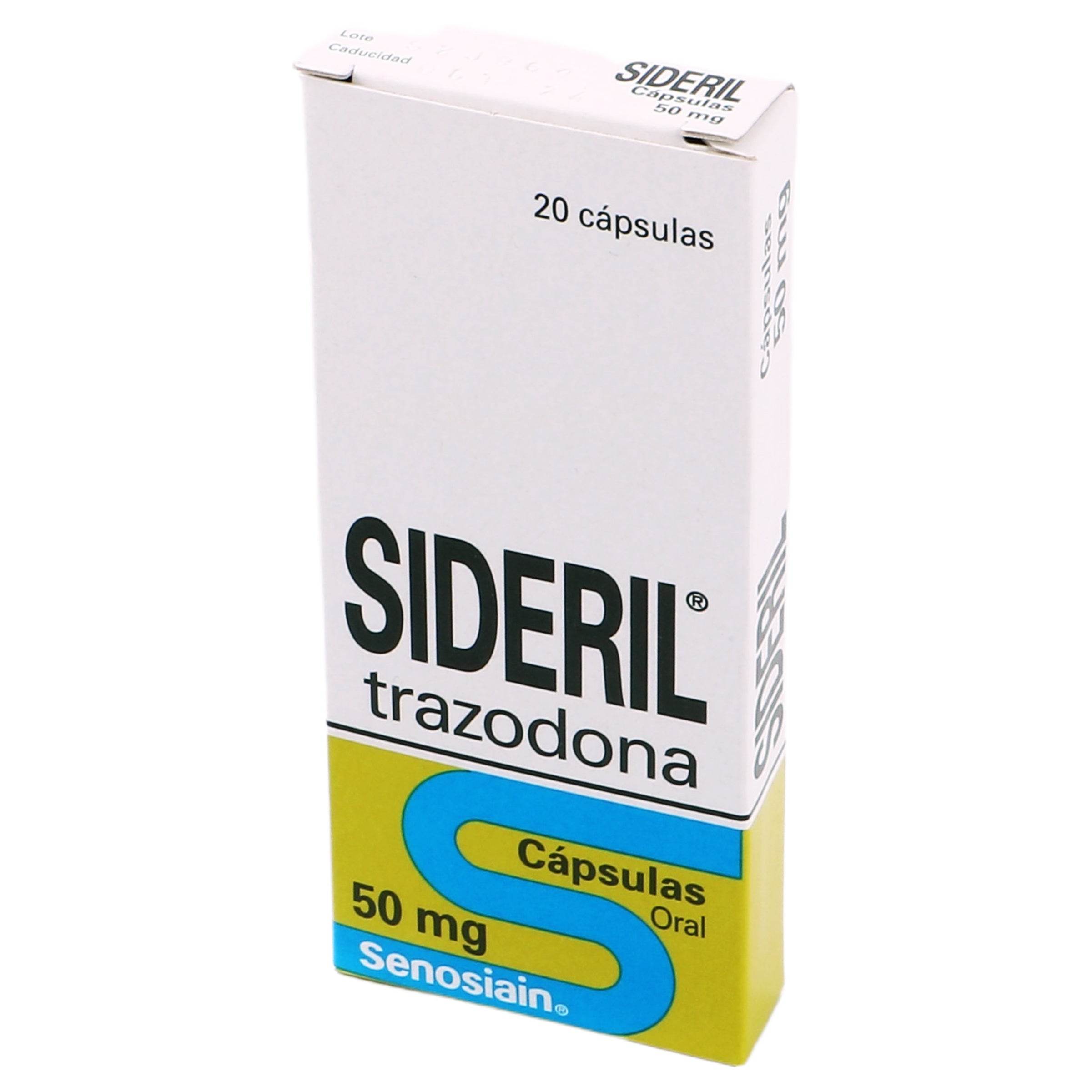 Sideril 50Mg Con 20 Capsulas (Trazodona) — WeCare Pharma