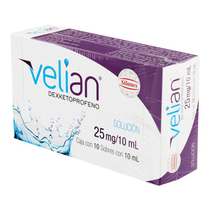 Velian Gel Sobres 25Mg/10Ml Con 10 (Dexketoprofeno) — WeCare Pharma