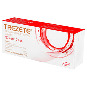 Trezete 20Mg/10Mg Con 30 Tabletas (Rosuvastatina/Ezetimiba) — WeCare Pharma