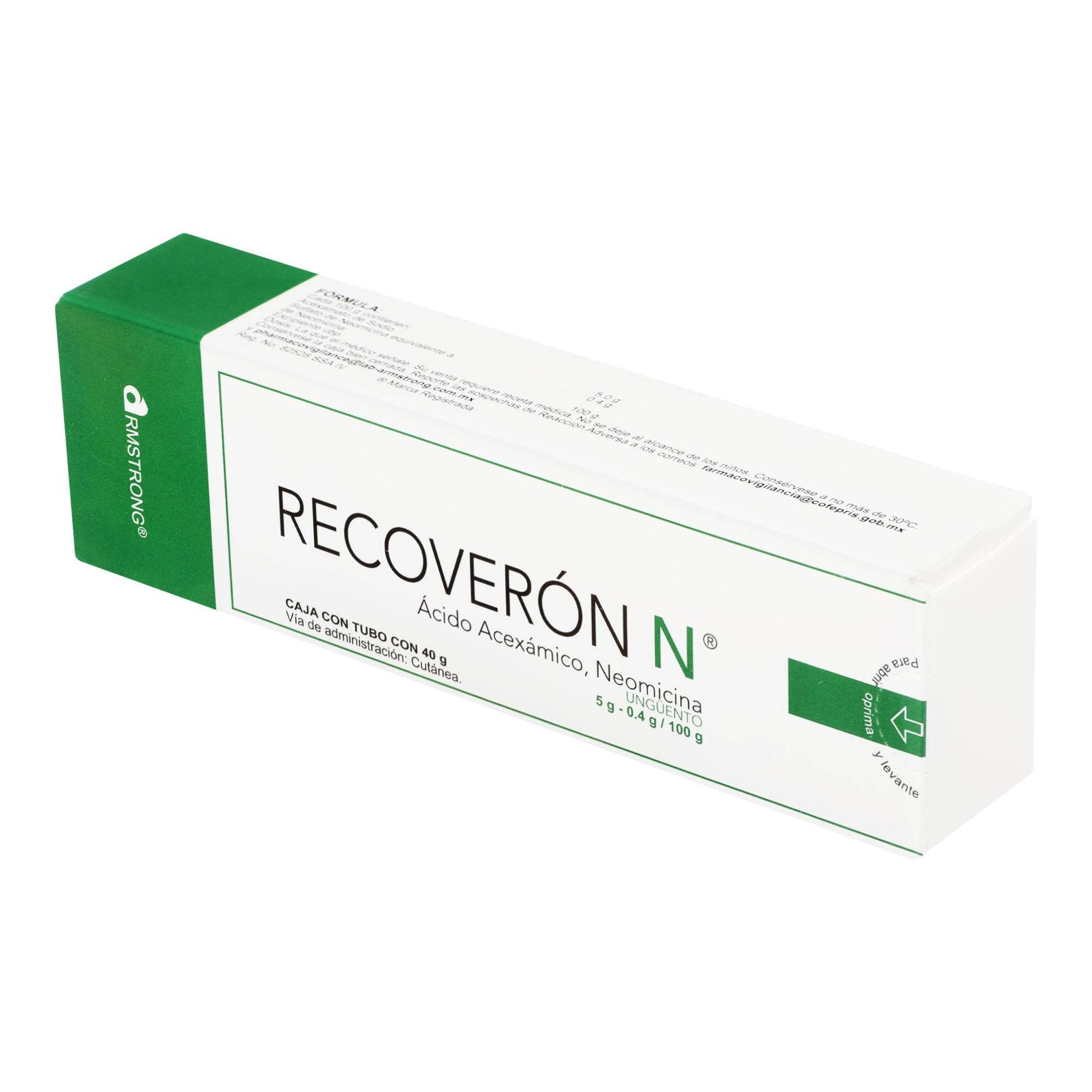Recoveron N Ung 5G/0.4G 40G (Acido Acexamico/Neomicina) — WeCare Pharma