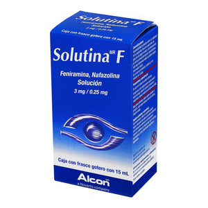 Solutina F Gotas 3Mg/0.25Mg 15Ml (Feniramida/Nafazolina) — WeCare Pharma