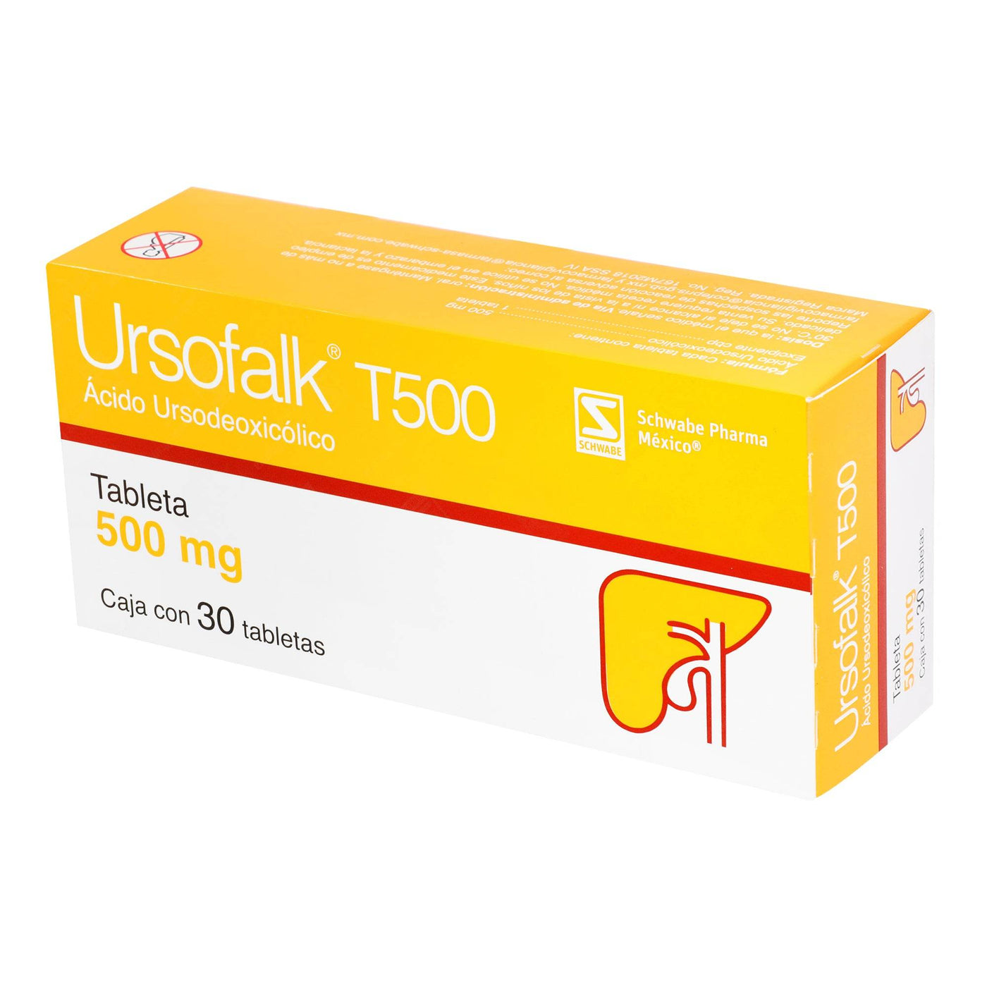 Ursofalk T500 500Mg Con 30 Capsulas (Acido Ursodeoxicolico) — WeCare Pharma