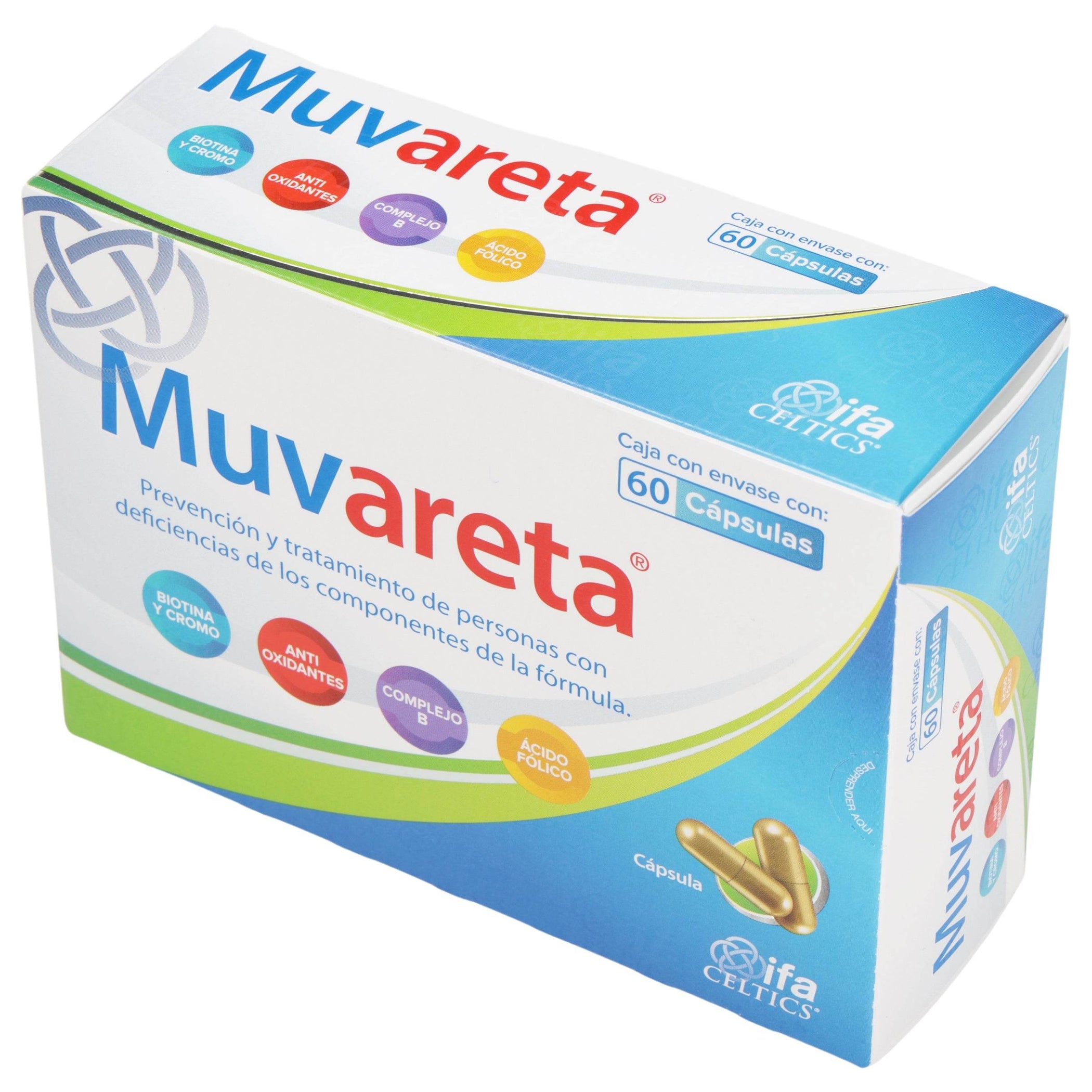 Muvareta Con 60 Capsulas (Suplemento Alimenticio) — WeCare Pharma
