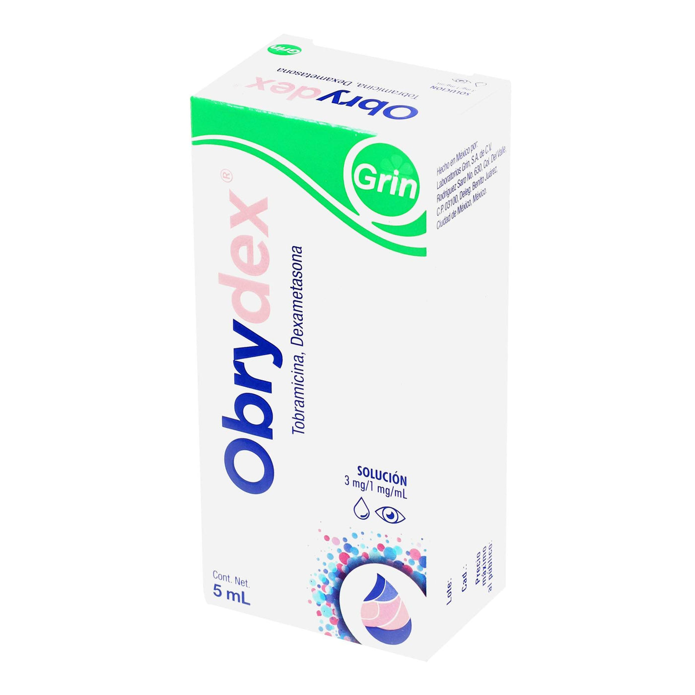 Obrydex Gotas 3Mg/Mg/Ml 5Ml (Tobramicina/Dexametasona) — WeCare Pharma